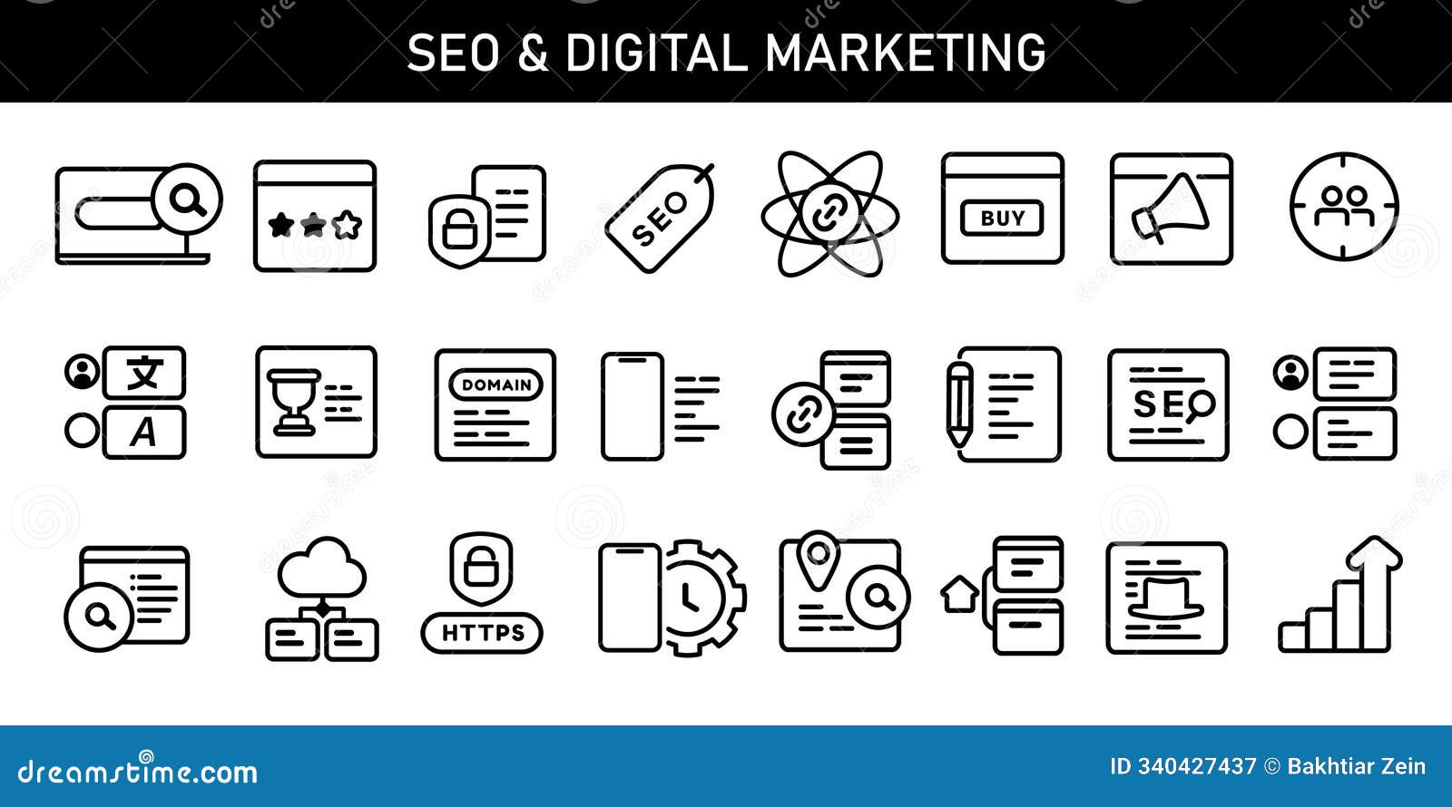 Solid Line Vector Illustration Design Of Digital Camera On White ...