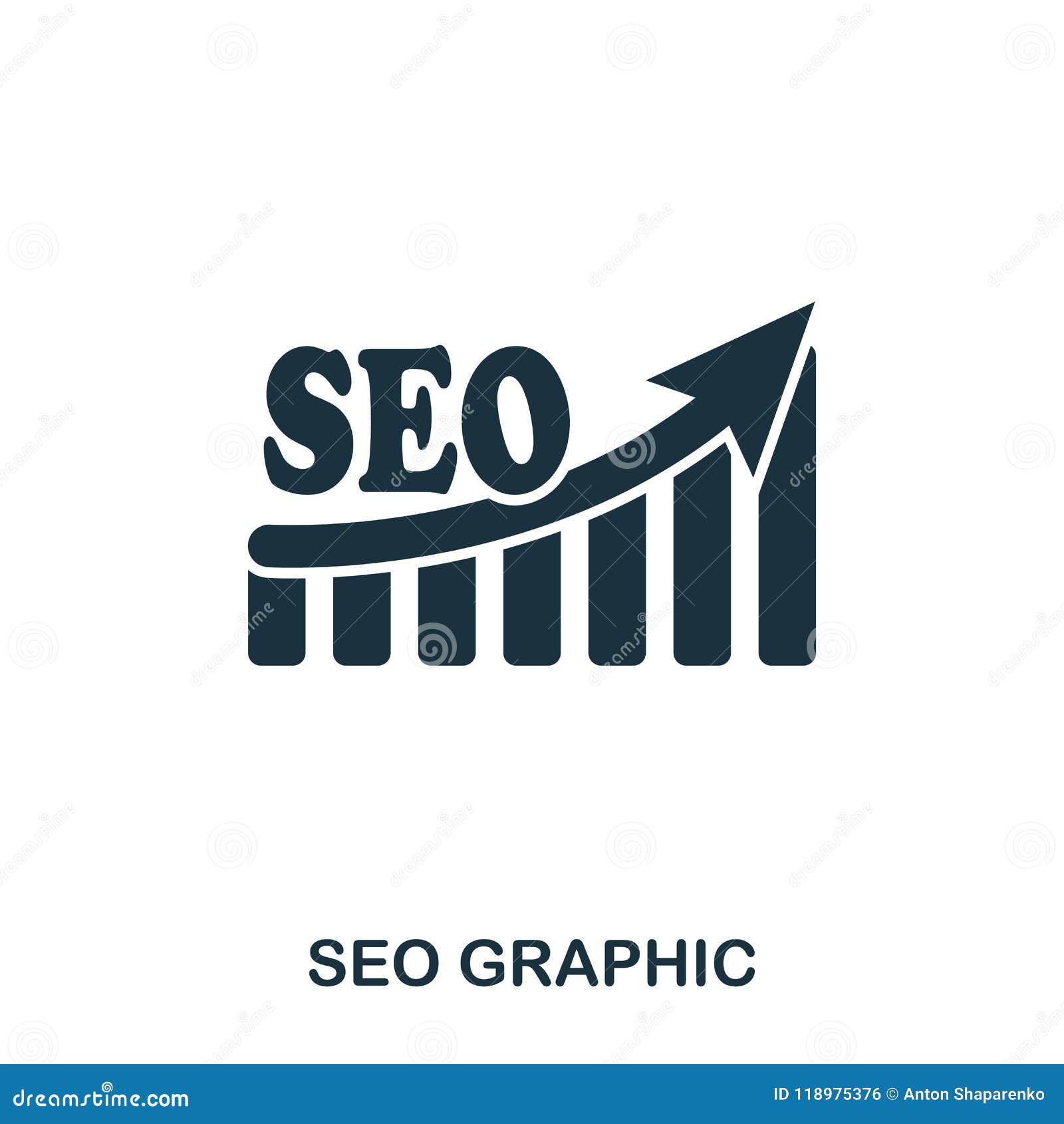 Seo Increase Graphic Icon. Mobile Apps, Printing and More Usage. Simple ...