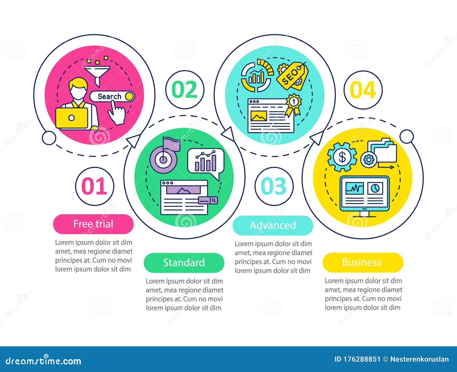 SEO Keyword Tool Subscription Vector Infographic Template Stock Vector ... SEO Keyword Tool Subscription Vector Infographic Template Stock Vector ...