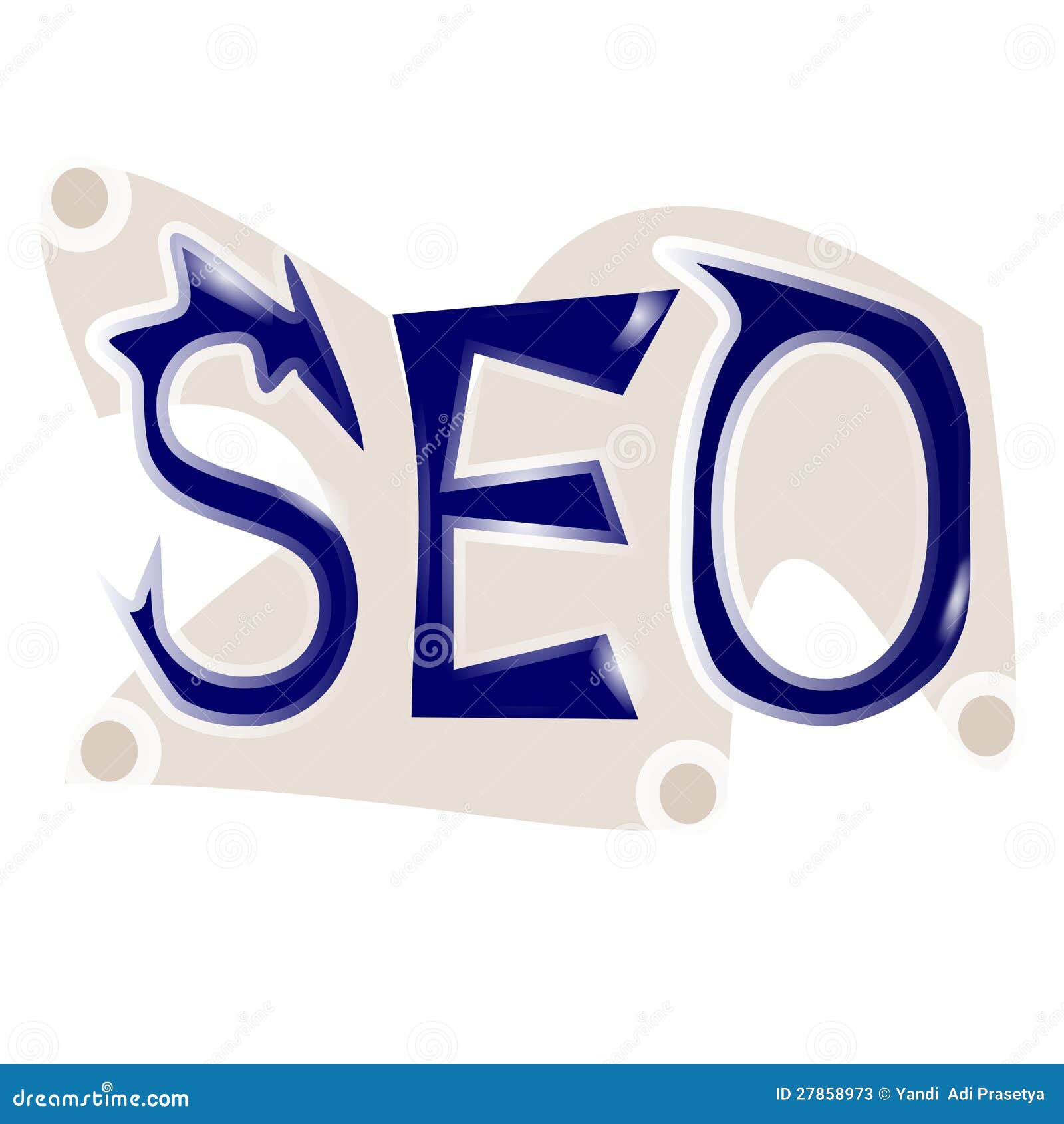 SEO logo stock illustration. Illustration of blue, engine - 27858973