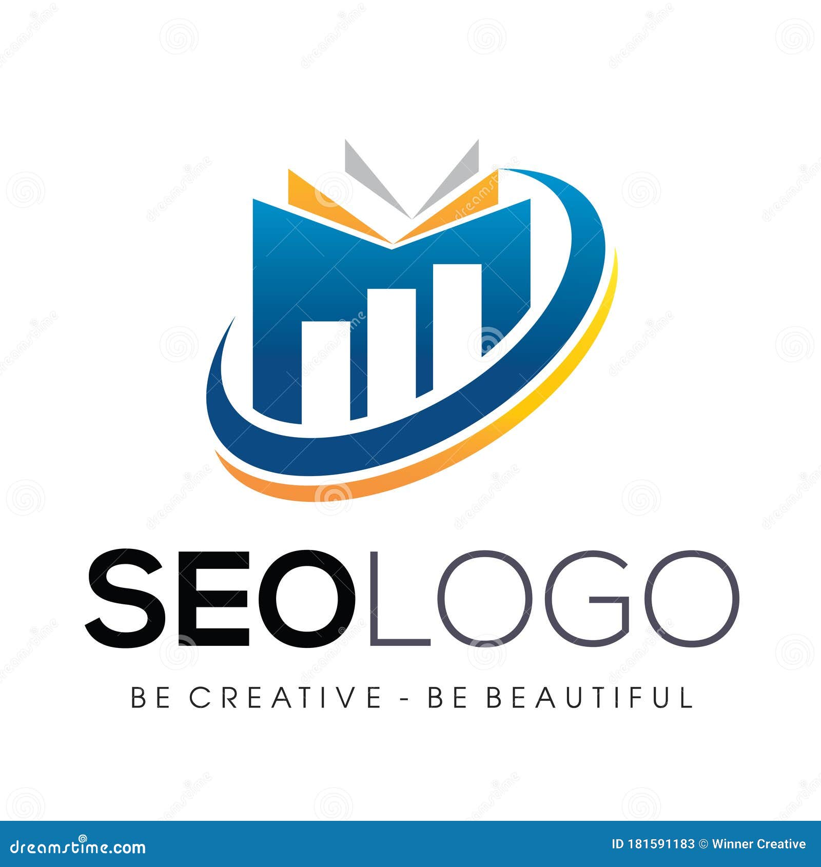 SEO and Marketing Logo Vector Stock Vector - Illustration of earth ...