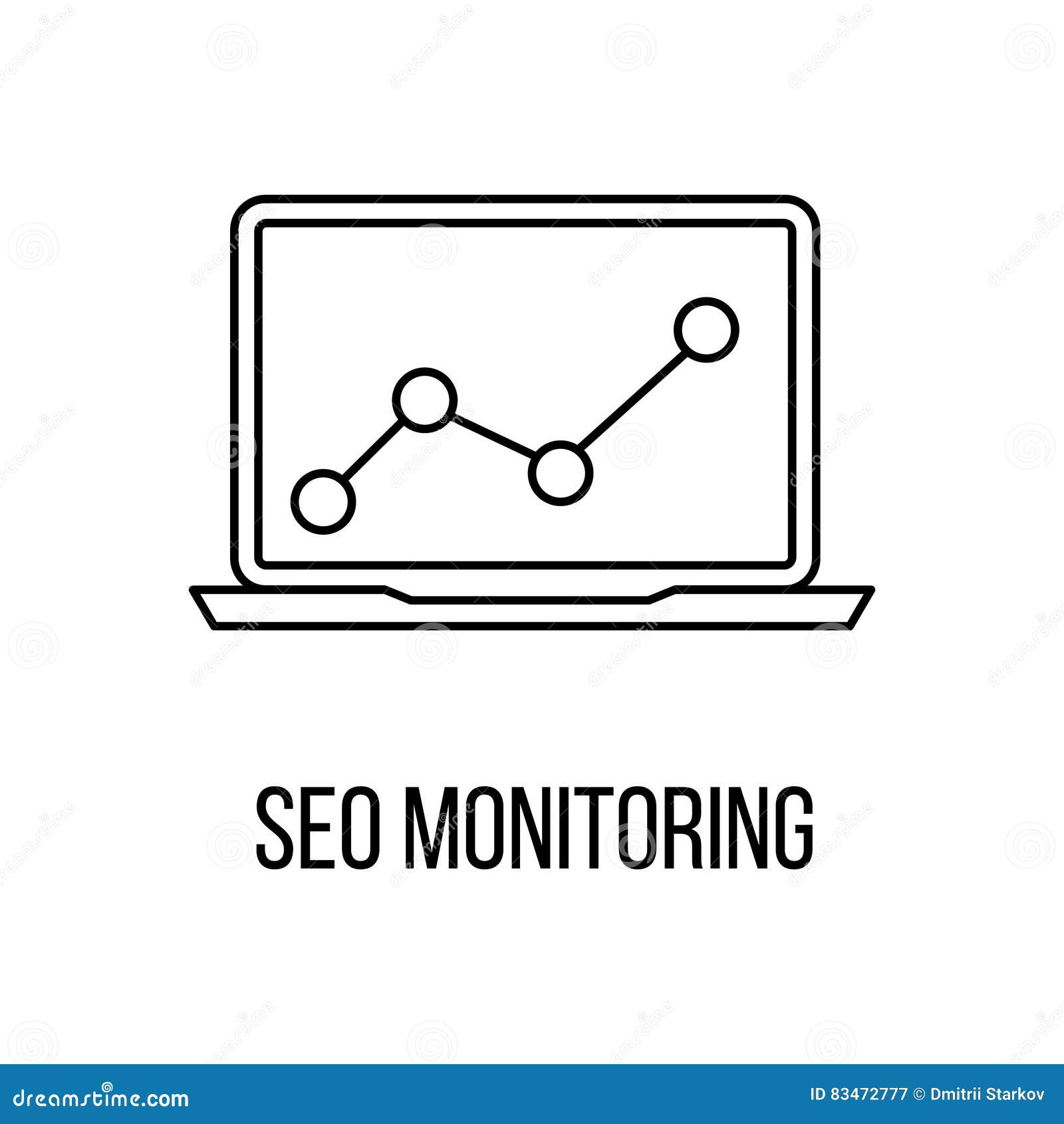 SEO Monitoring Icon or Logo Line Art Style. Stock Vector - Illustration ... SEO Monitoring Icon or Logo Line Art Style. Stock Vector - Illustration ...