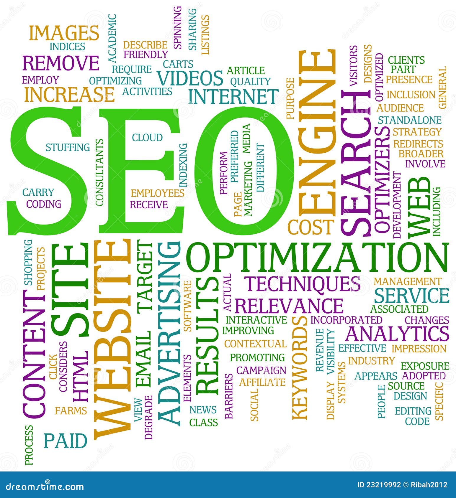 Seo Search Engine Optimization Stock Illustration - Illustration of ...