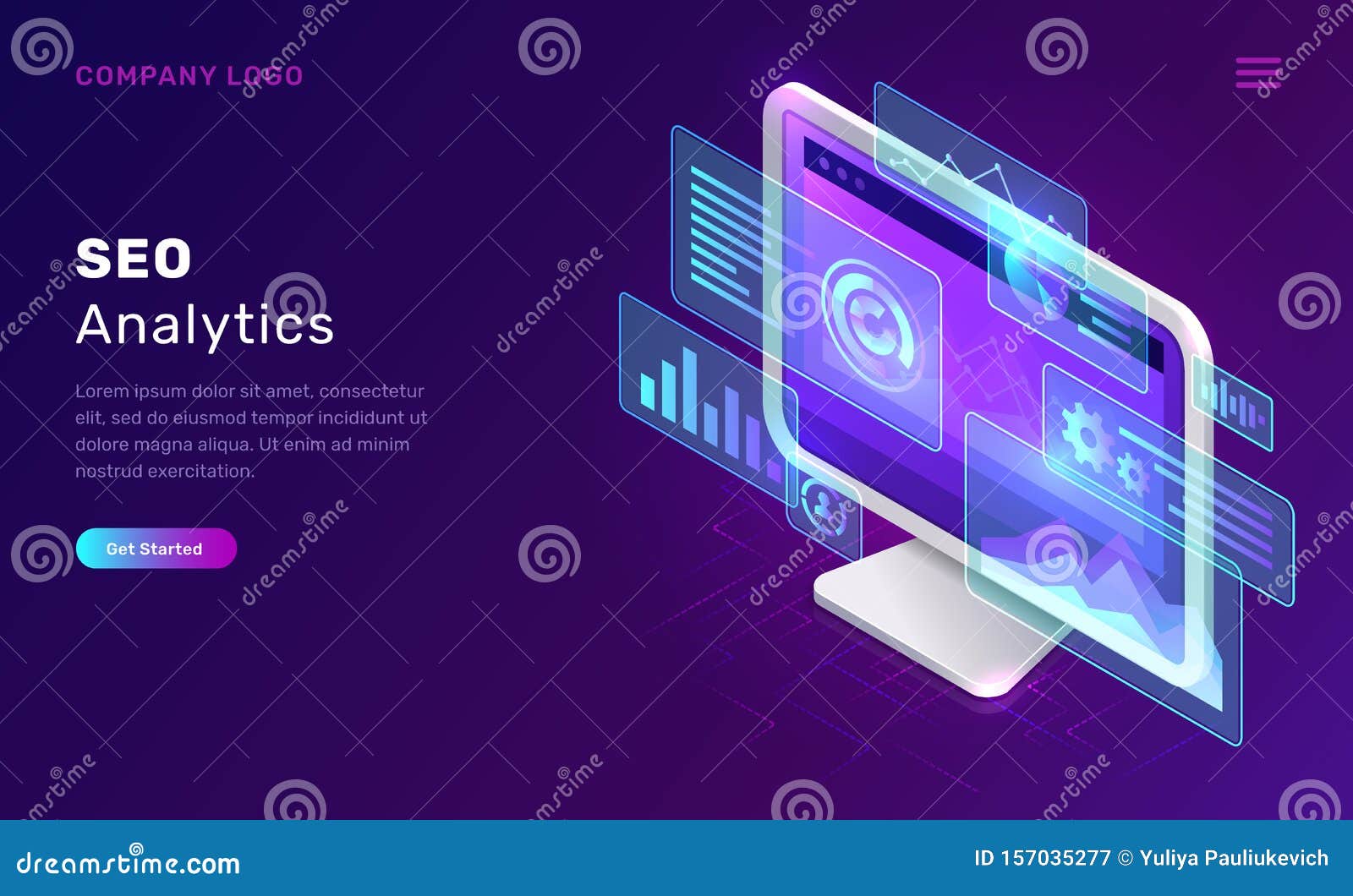 SEO, Search Engine Optimization Analytics Concept Stock Vector ... SEO, Search Engine Optimization Analytics Concept Stock Vector ...