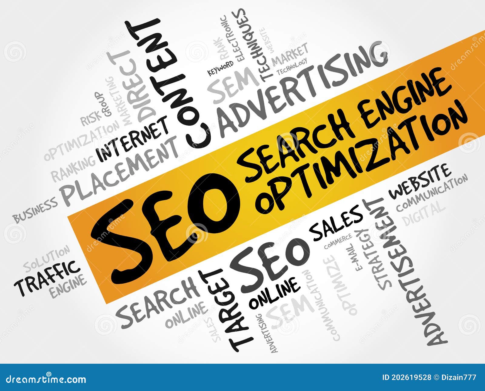 SEO (search Engine Optimization Stock Illustration - Illustration of ...