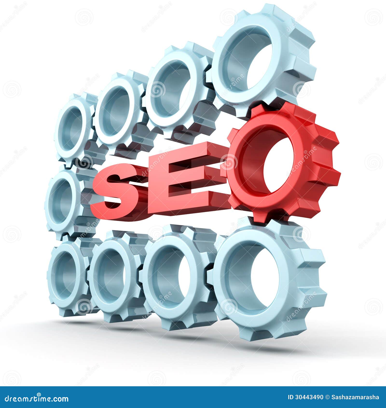 SEO - Search Engine Optimization Symbol with Lot of Gears Stock ...