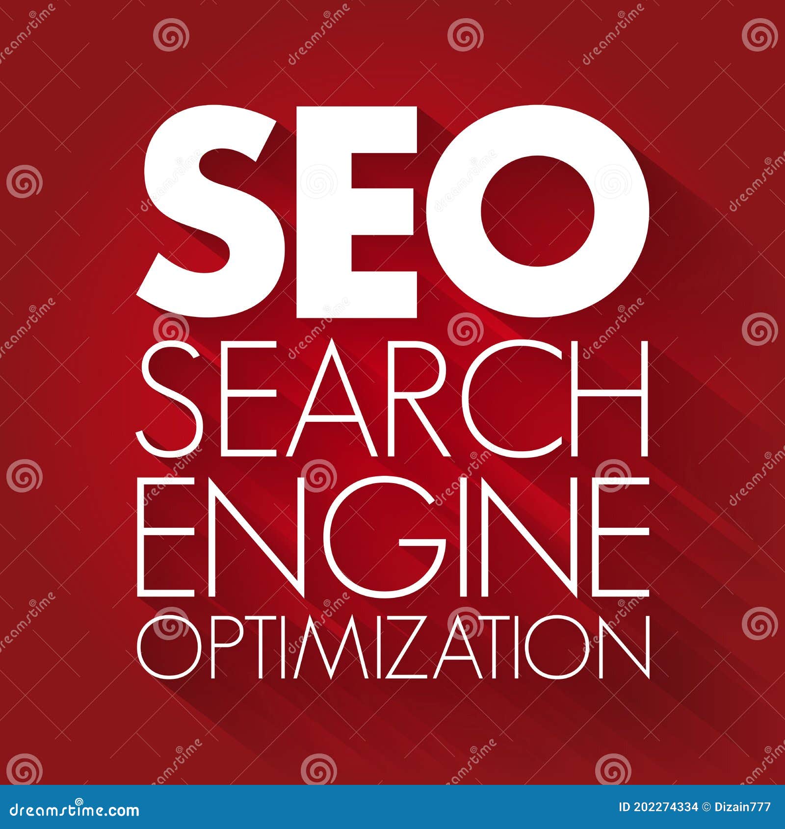 SEO (Search Engine Optimization) Word Cloud Collage Stock Illustration ...