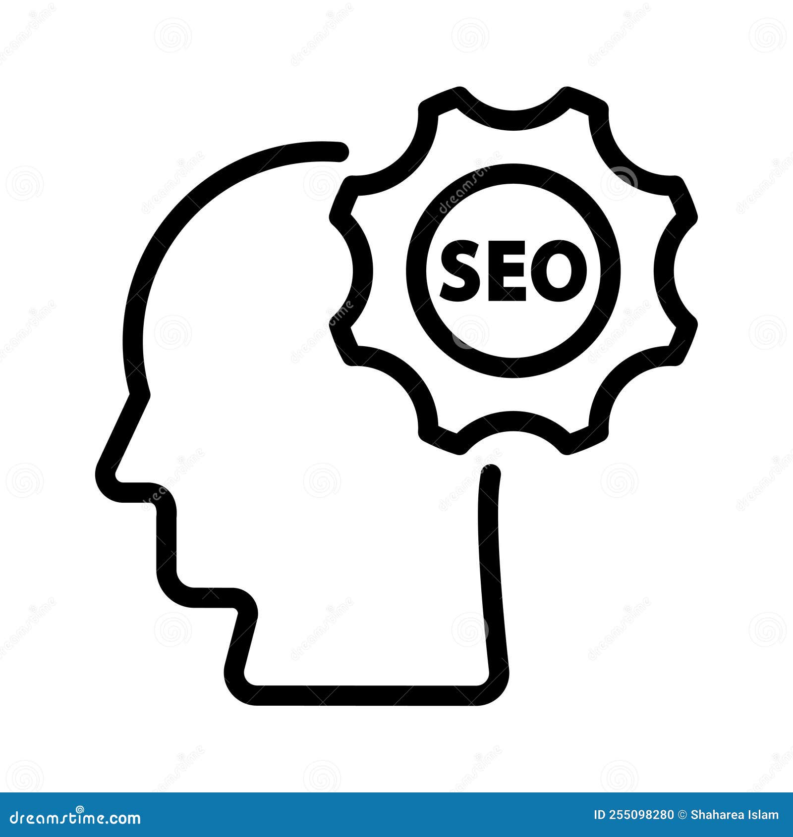 SEO specialist icon stock vector. Illustration of adjust - 255098280