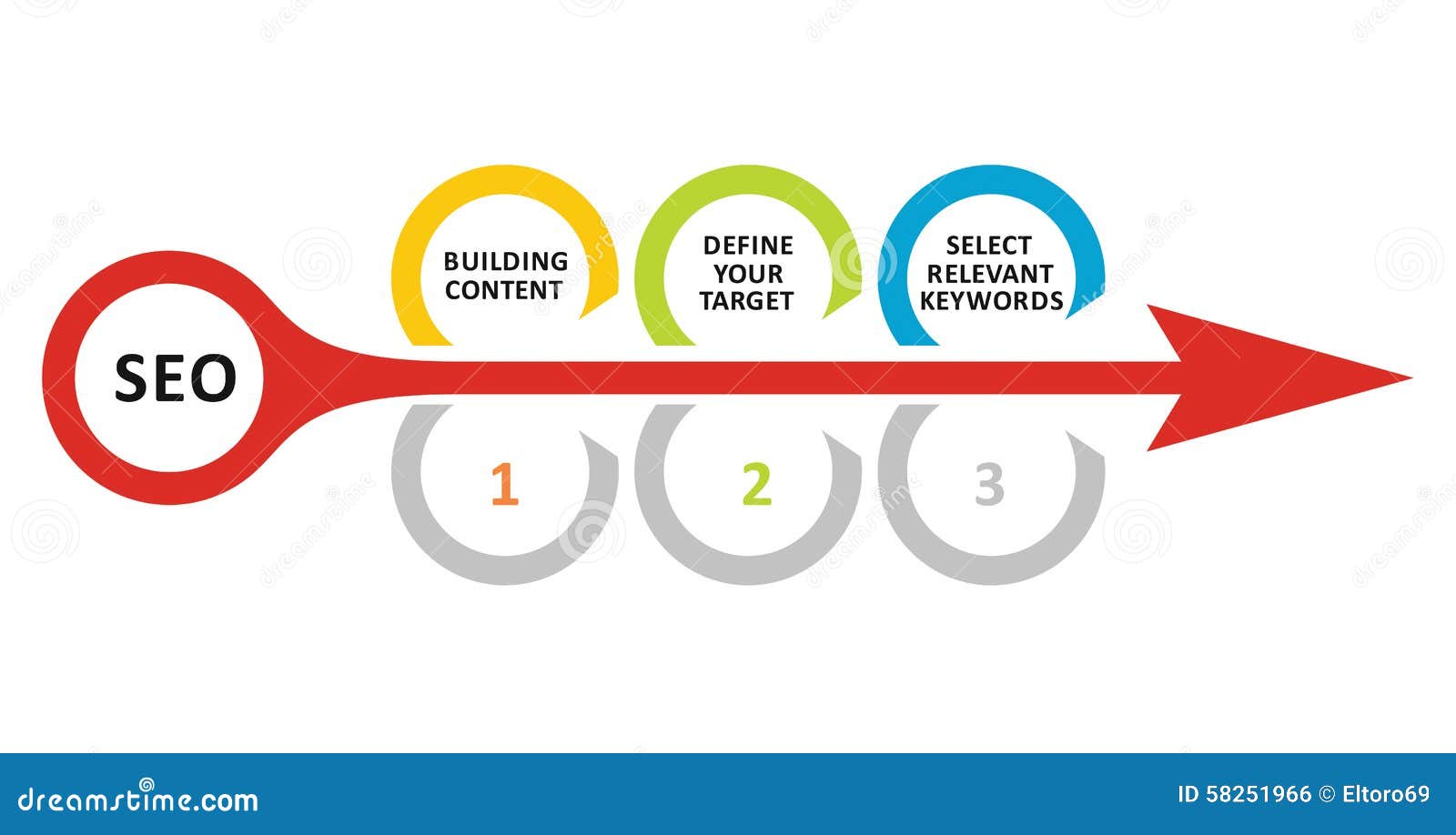 SEO Strategy stock vector. Illustration of link, finder - 58251966