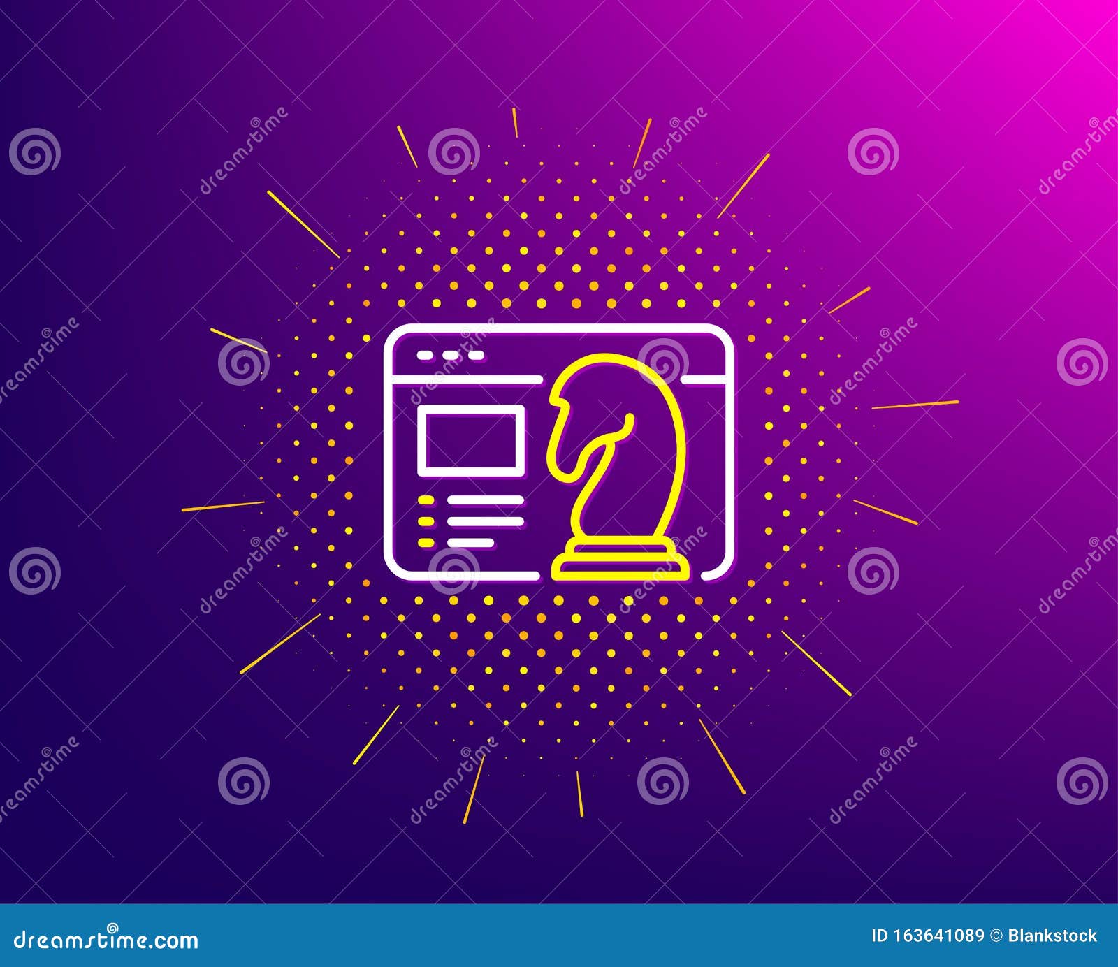 Seo Strategy Line Icon. Search Engine Optimization Sign. Vector Stock ...