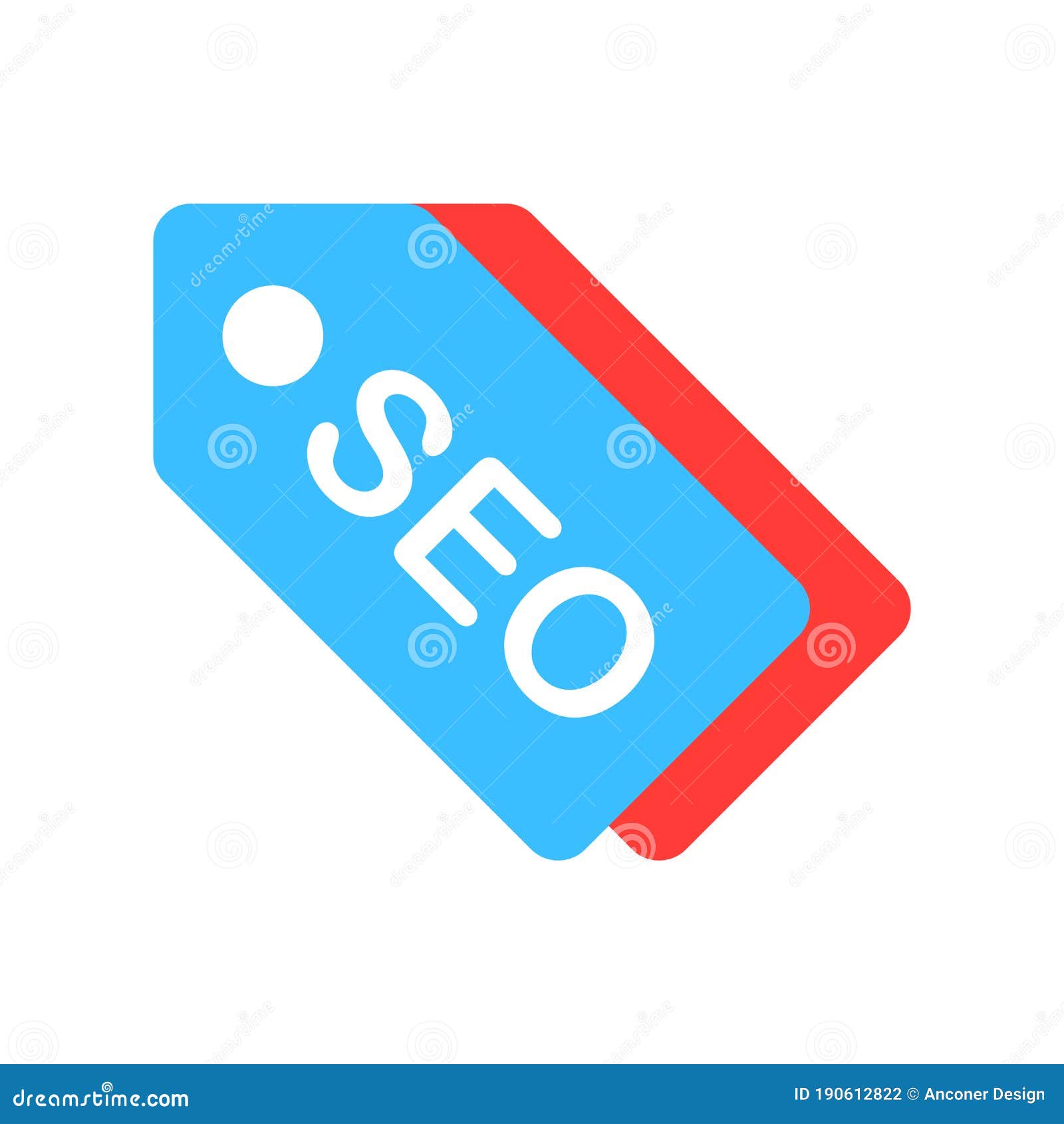 SEO Tags in Flat Style for Any Projects Stock Vector - Illustration of ...