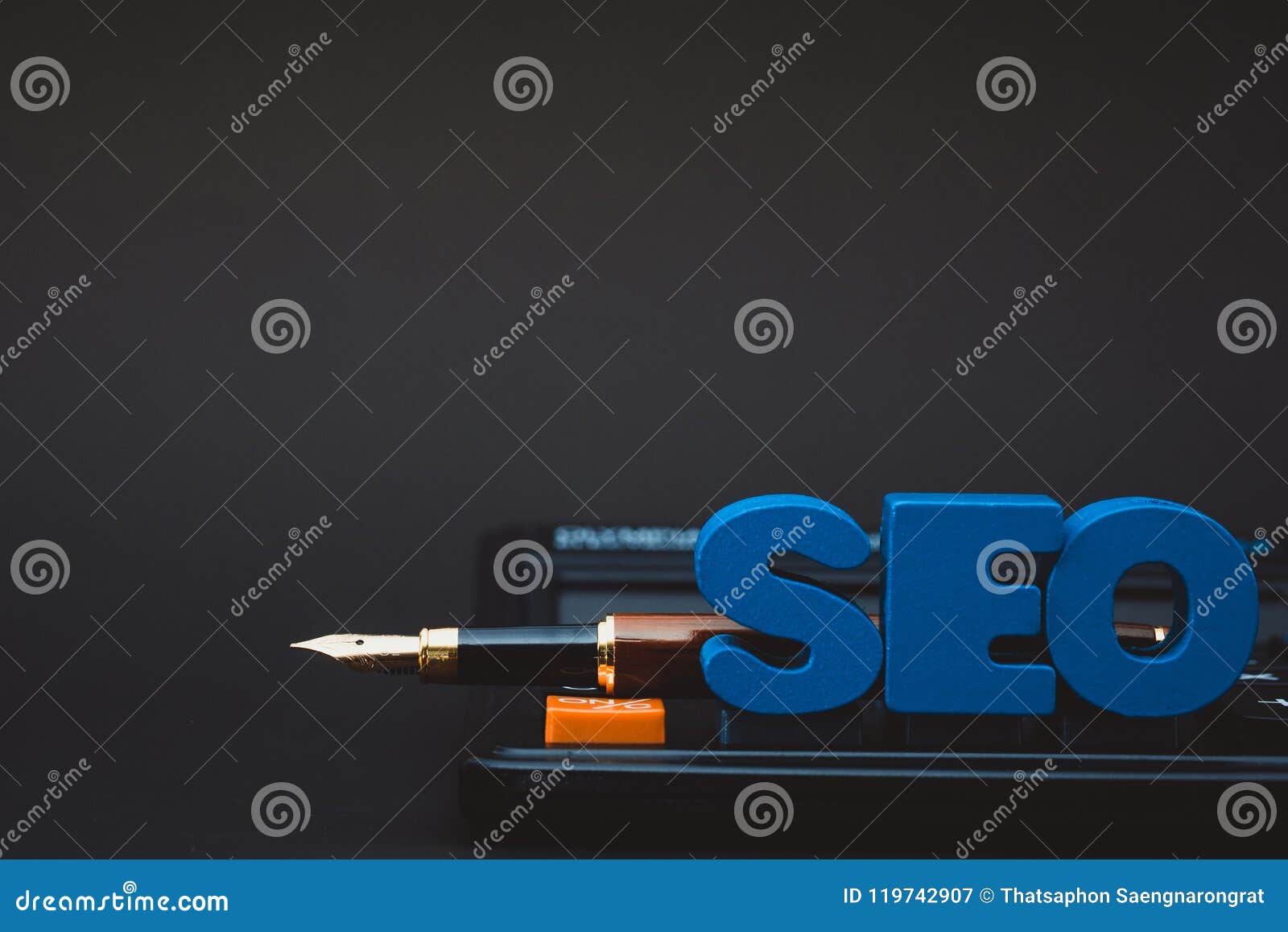 SEO Text Alphabet for Search Engine Optimization Concept and Off Stock ...