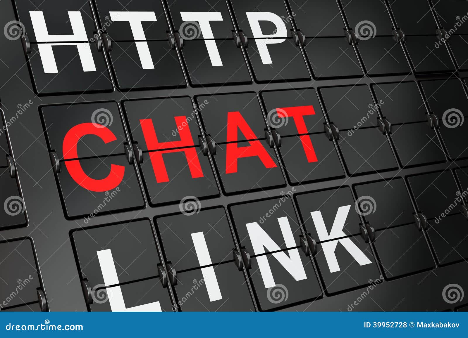 SEO Web Design Concept: Chat on Airport Board Background Stock ...
