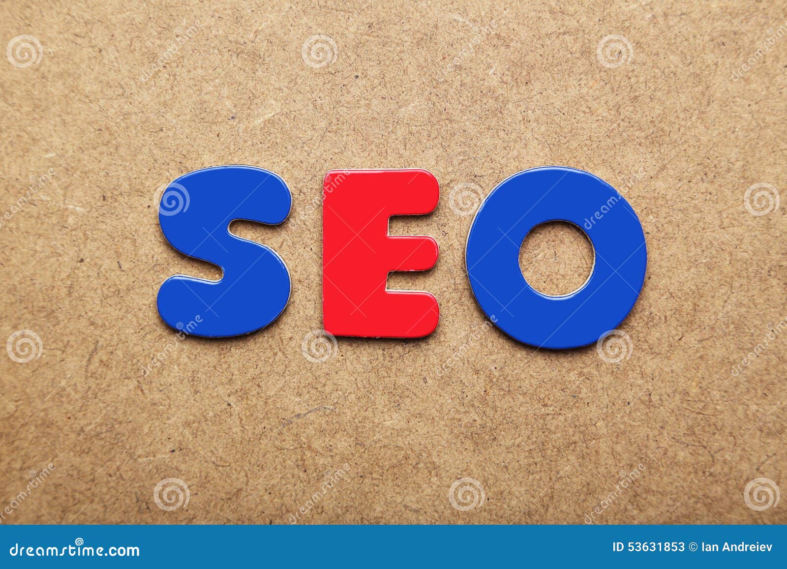 SEO word stock image. Image of communication, blue, brown - 53631853