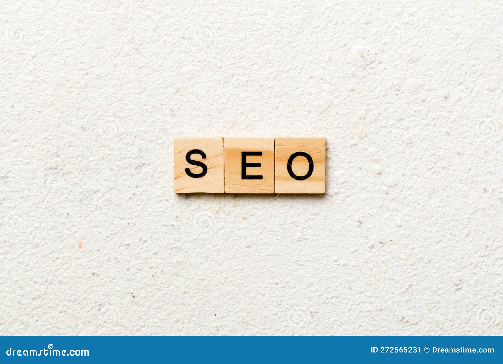 Seo Word Written on Wood Block. Search Engine Optimization Text on ...