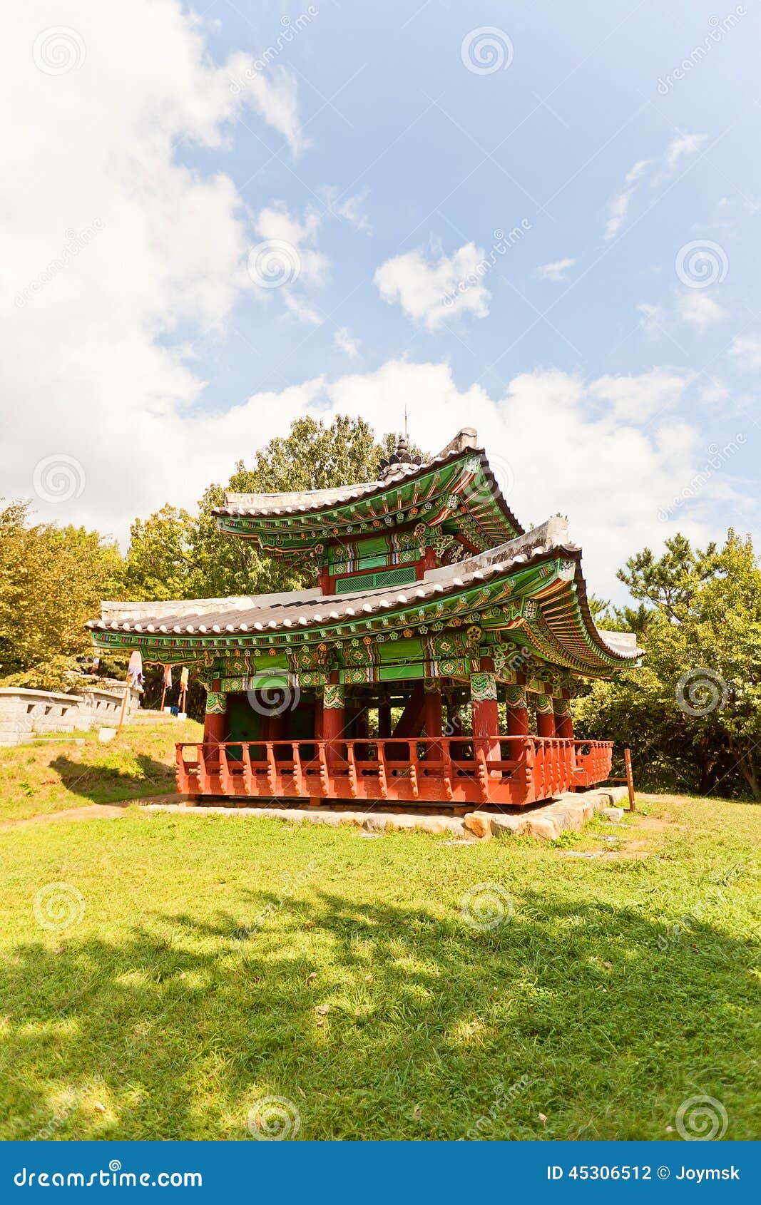 Seojangdae Pavilion Of Dongnae Castle In Busan, Korea Stock Photography ...