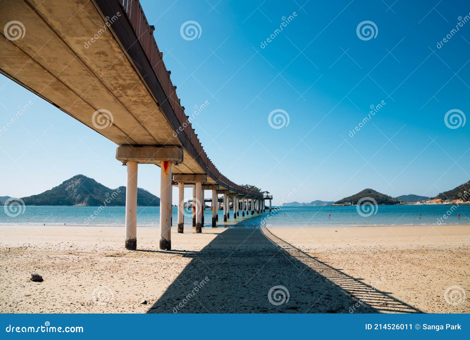 Seonyudo Beach in Gunsan, Korea Stock Image - Image of nature, ocean ...