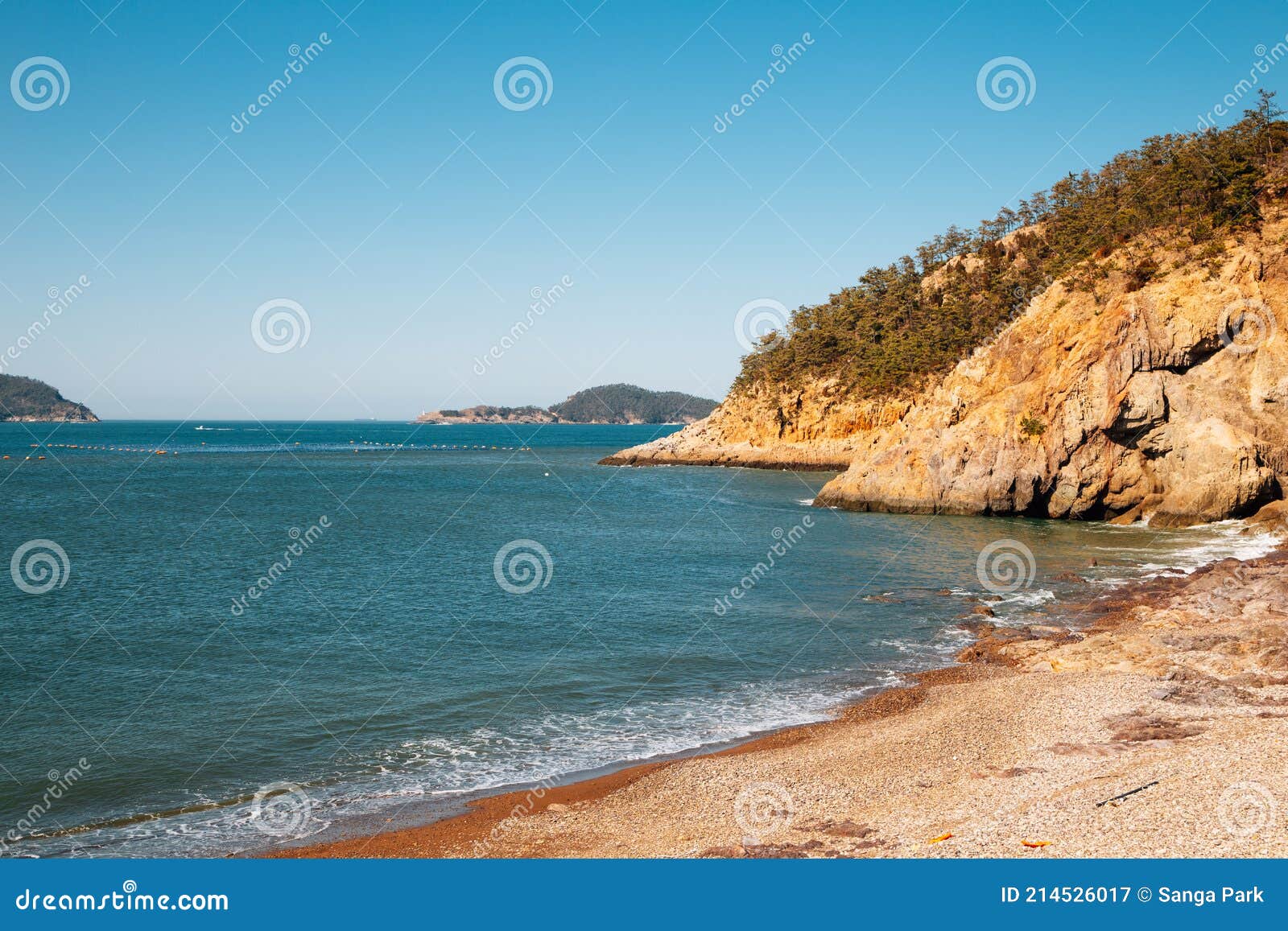 Seonyudo Island Mongdol Beach in Gunsan, Korea Stock Image - Image of ...