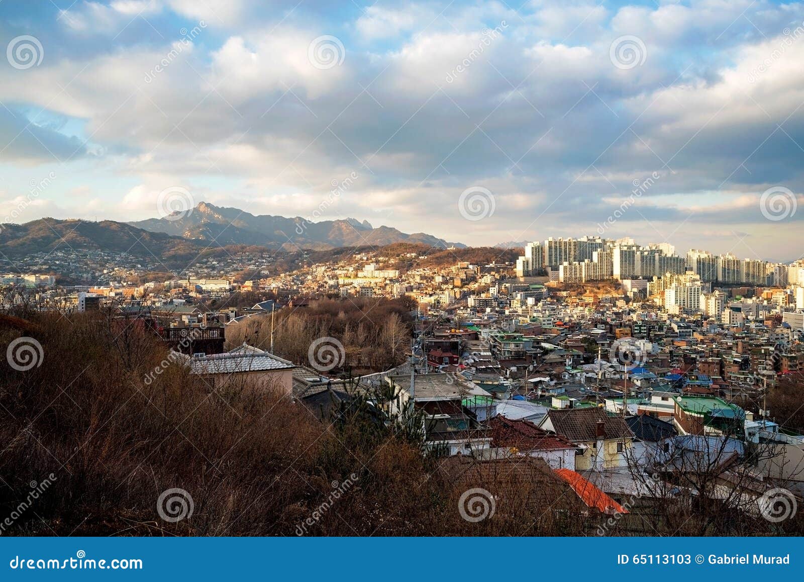 Seoul city and nature stock image. Image of seoul, view - 65113103