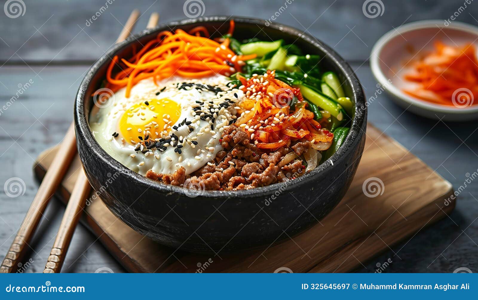 From Seoul To Your Table Creating Authentic Bibimbap Stock Illustration ...