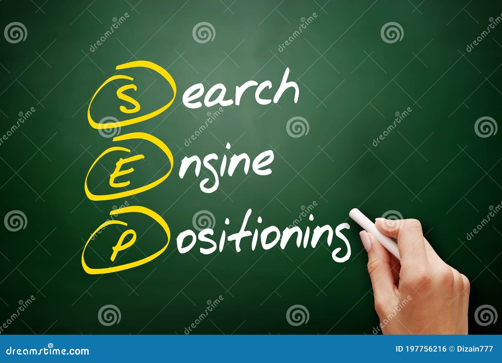 SEP - Search Engine Positioning Acronym Stock Photo - Image of engine ...