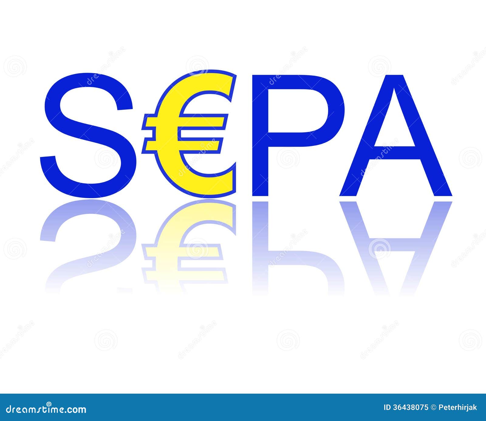 SEPA stock abbildung. Illustration von europäisch, wirtschaftlichkeit ...