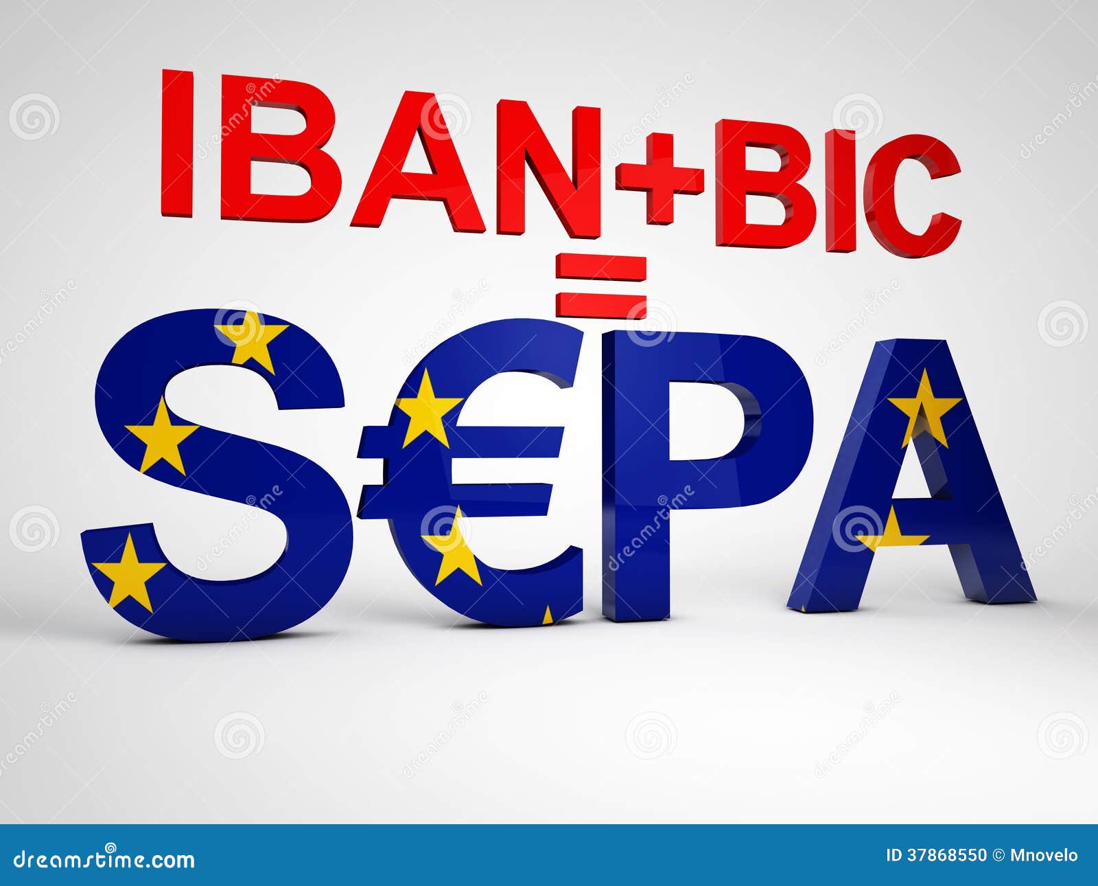 Sepa Single Euro Payments Area Stock Illustration - Illustration of ...