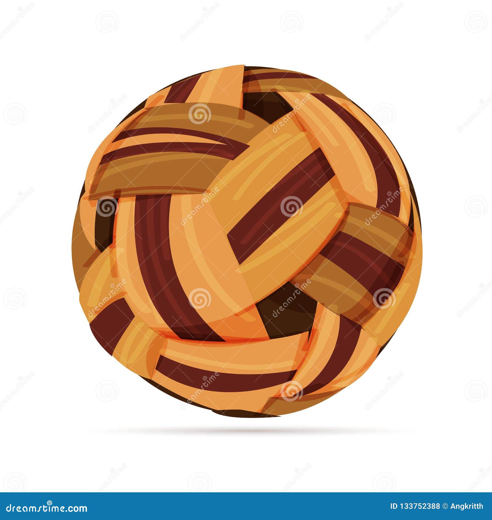 Sepak takraw ball - vector stock illustration. Illustration of soccer ...