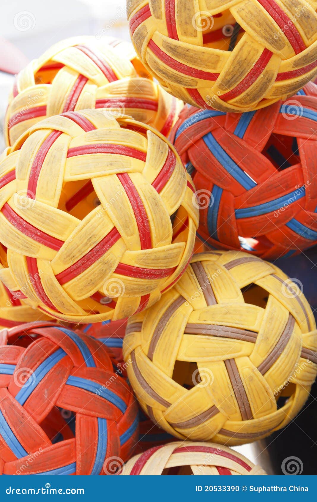 Sepak Takraw Balls stock photo. Image of asia, sport - 20533390