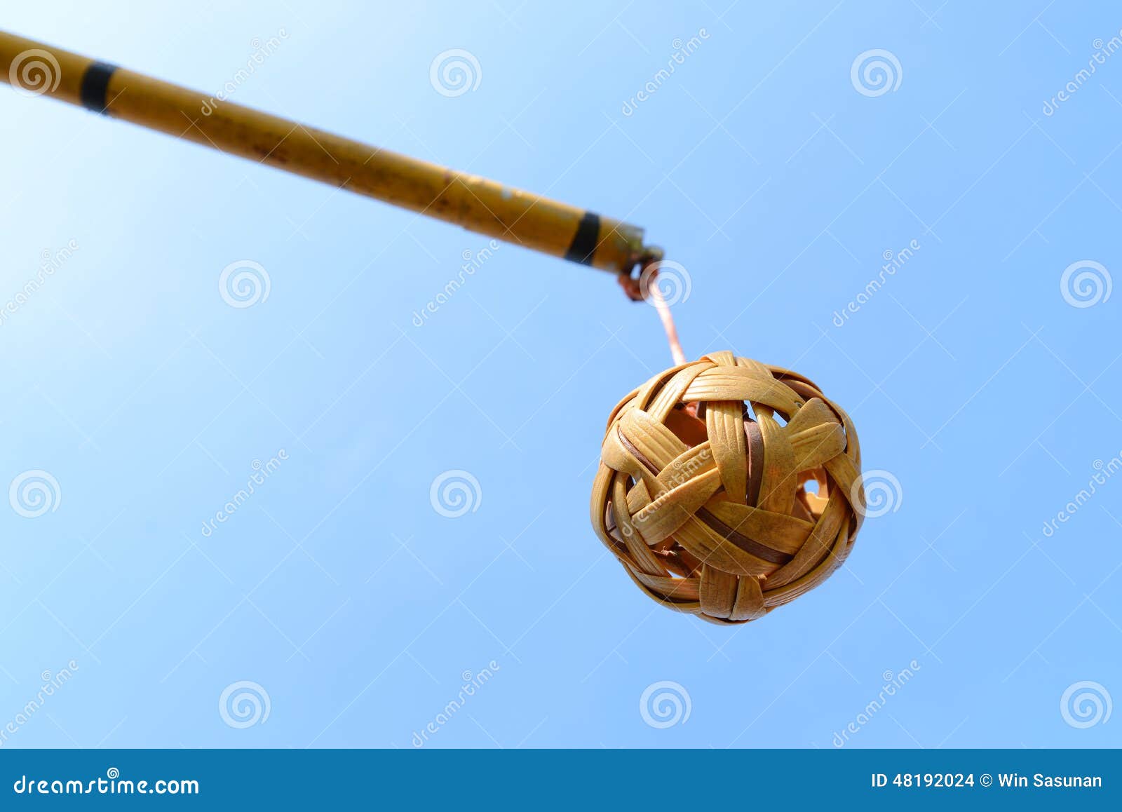 Sepak Takraw for Training To Sky Kick Stock Photo - Image of takraw ...