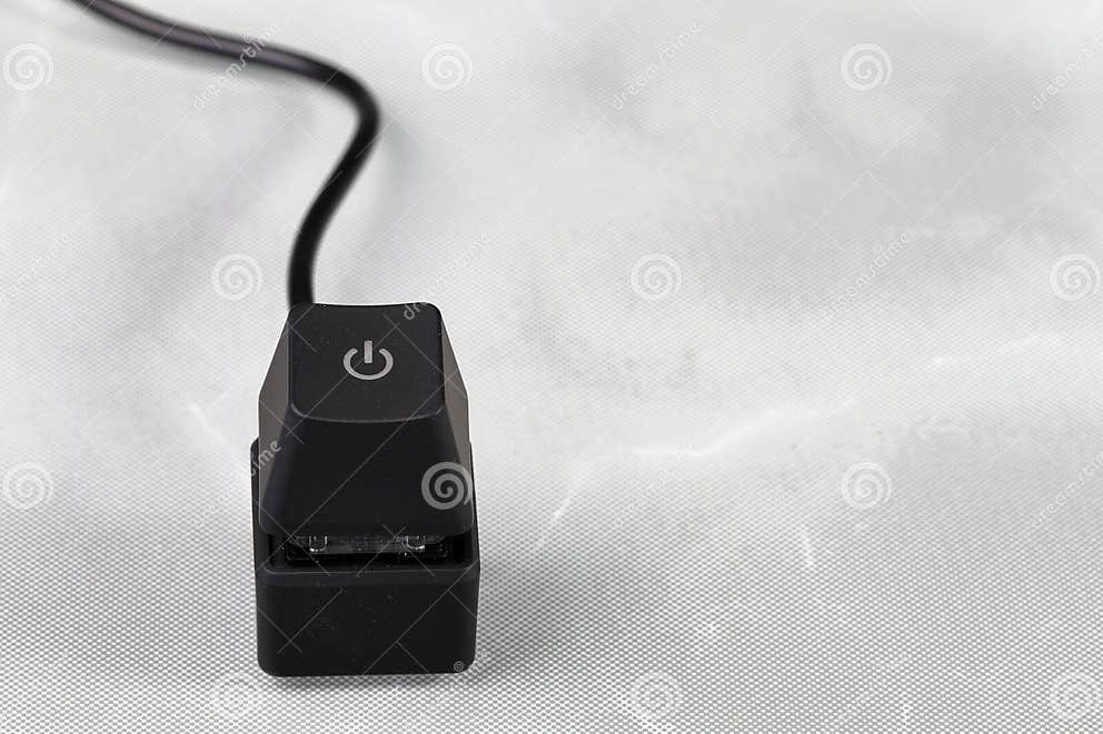 The Separate Power Button, Black Button with Power Icon, Power on Off ...