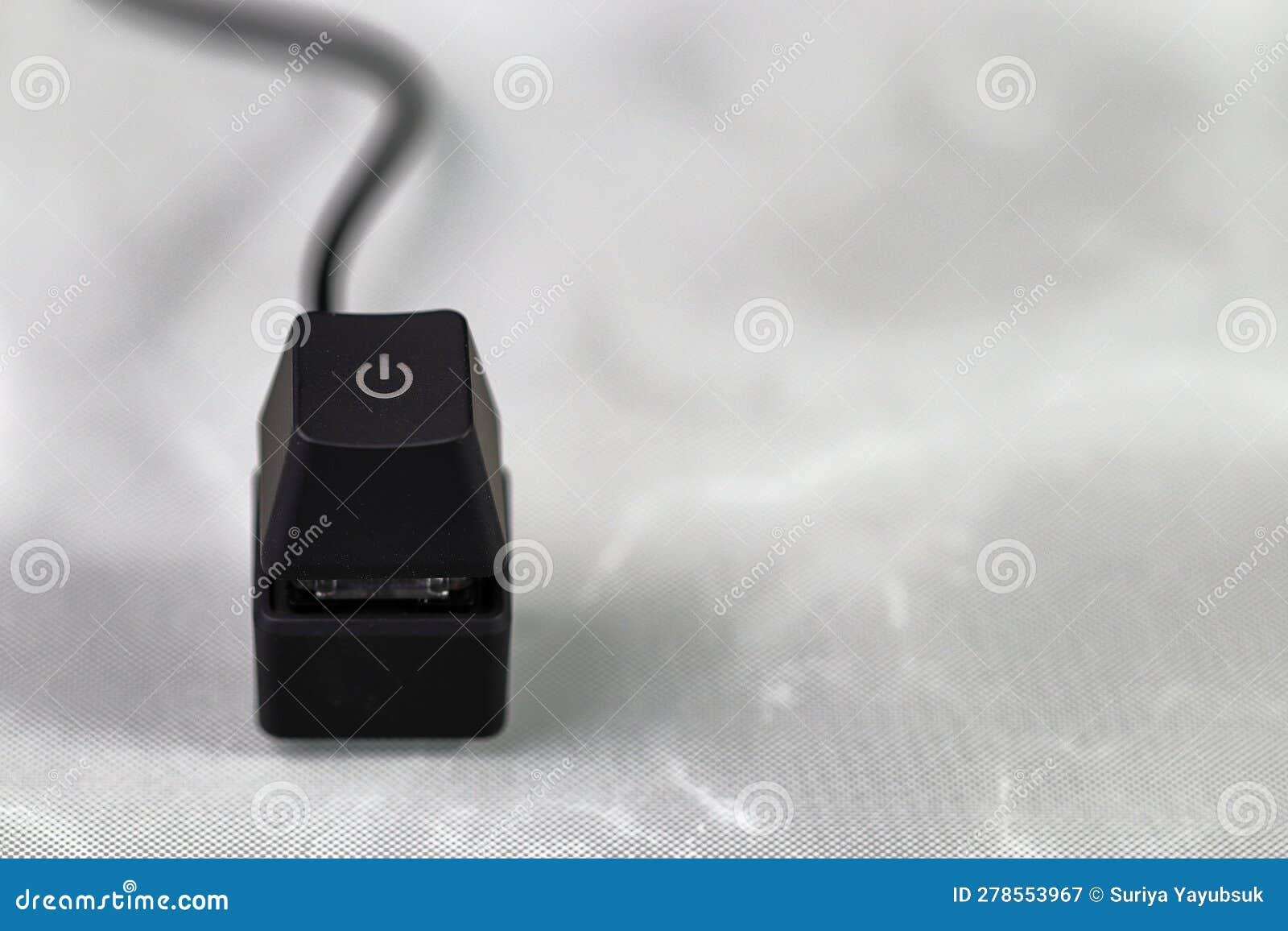 The Separate Power Button, Black Button with Power Icon, Power on Off ...