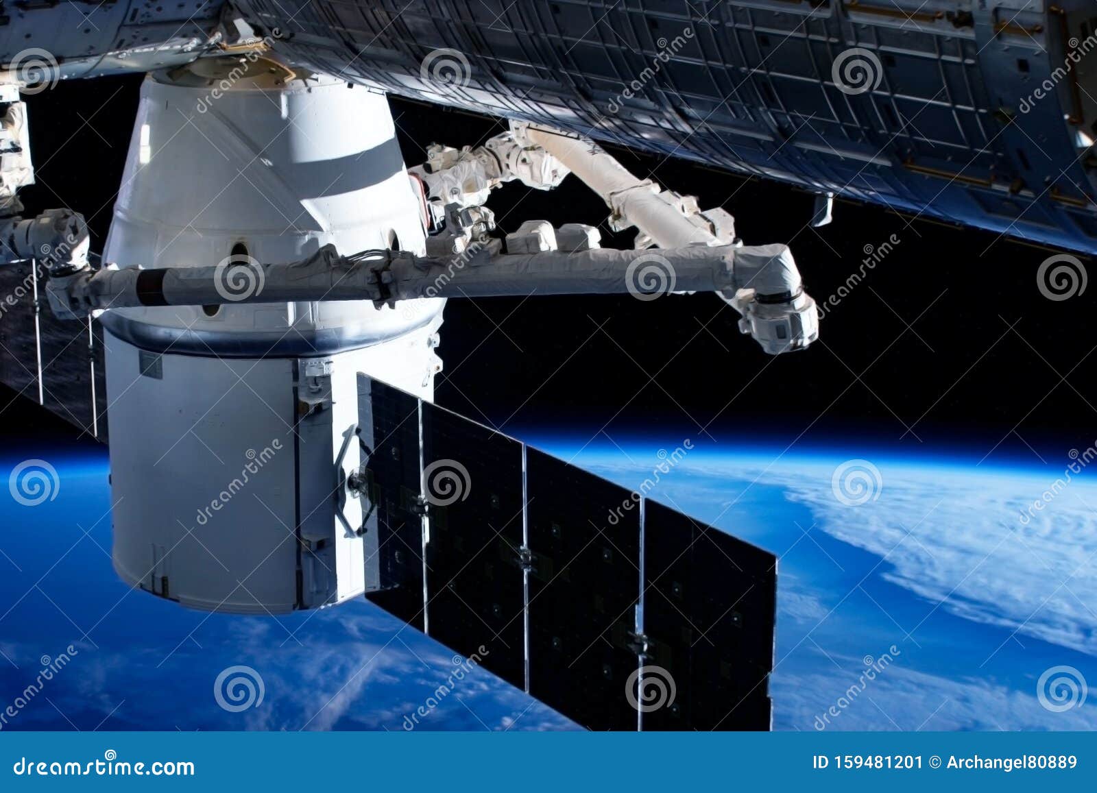 Separate Space Module, on the Ground.Elements of this Image Were ...