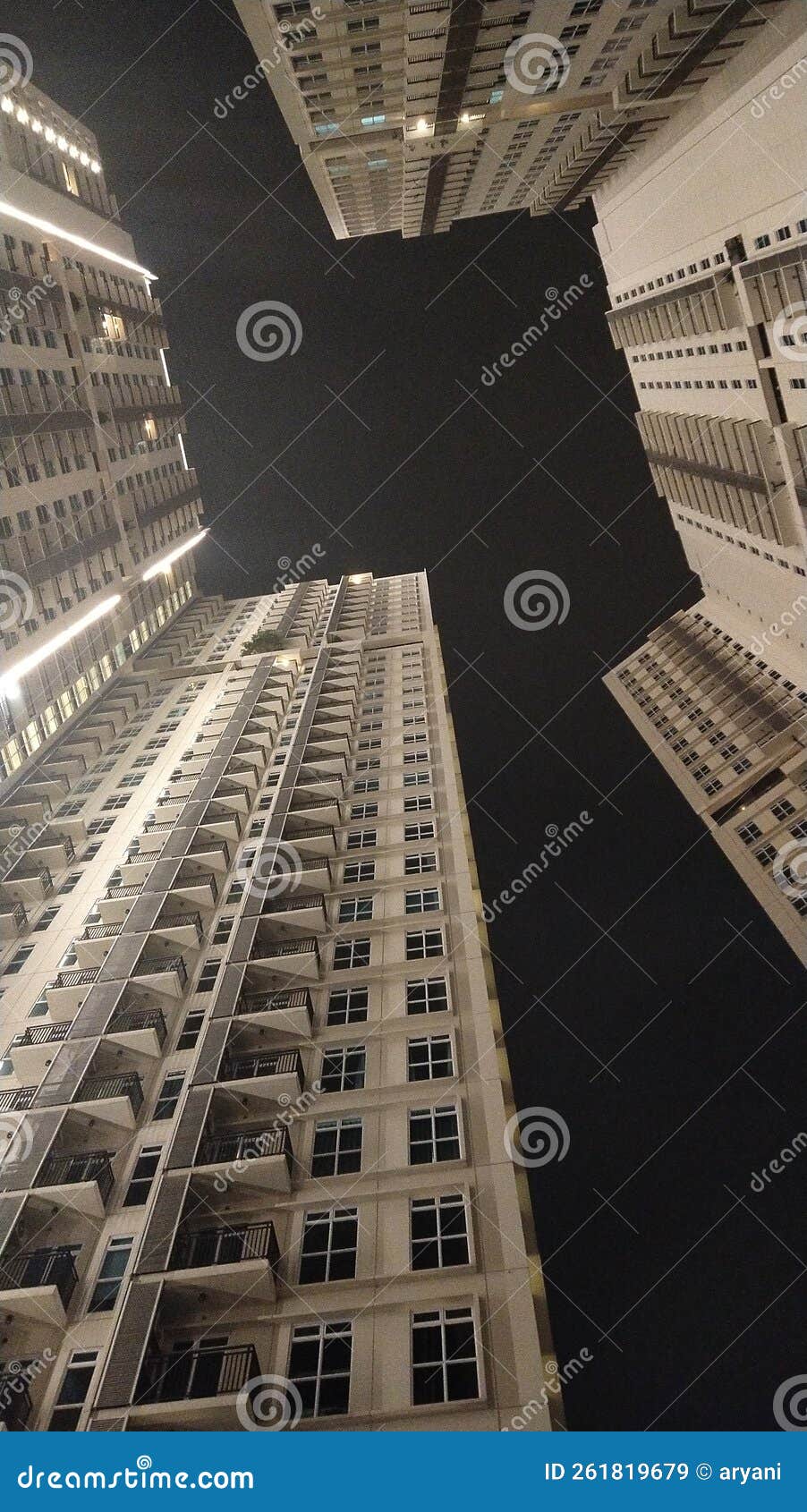 Separate Two Modern Buildings Stock Image - Image of modern, buildings ...