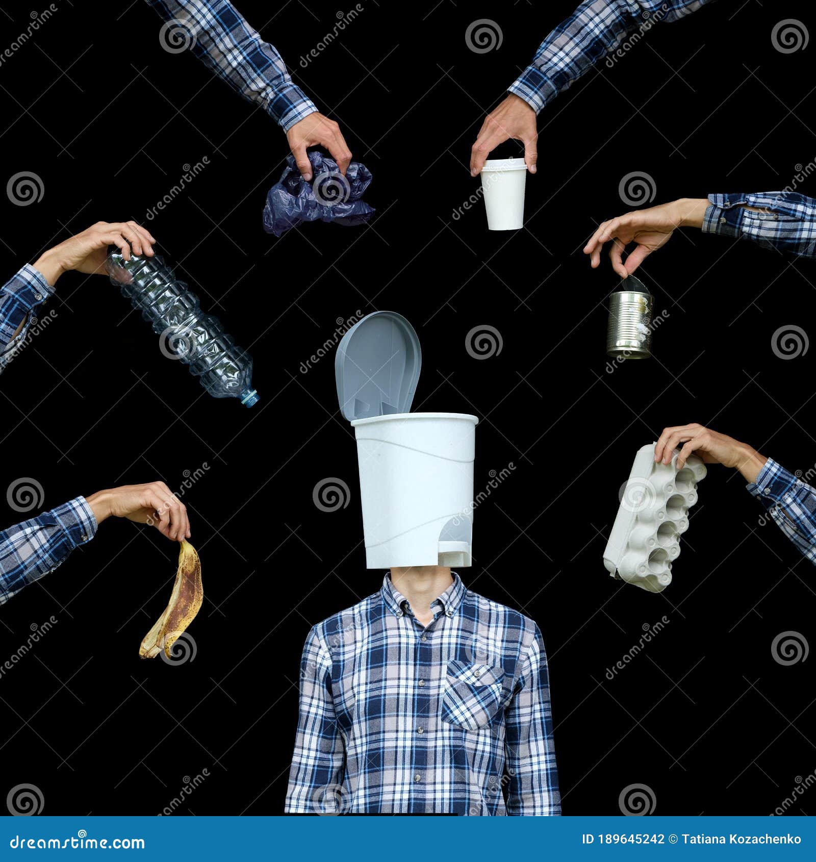 Separate Waste Collection, Ecology Garbage Problem, Junk in the Head ...