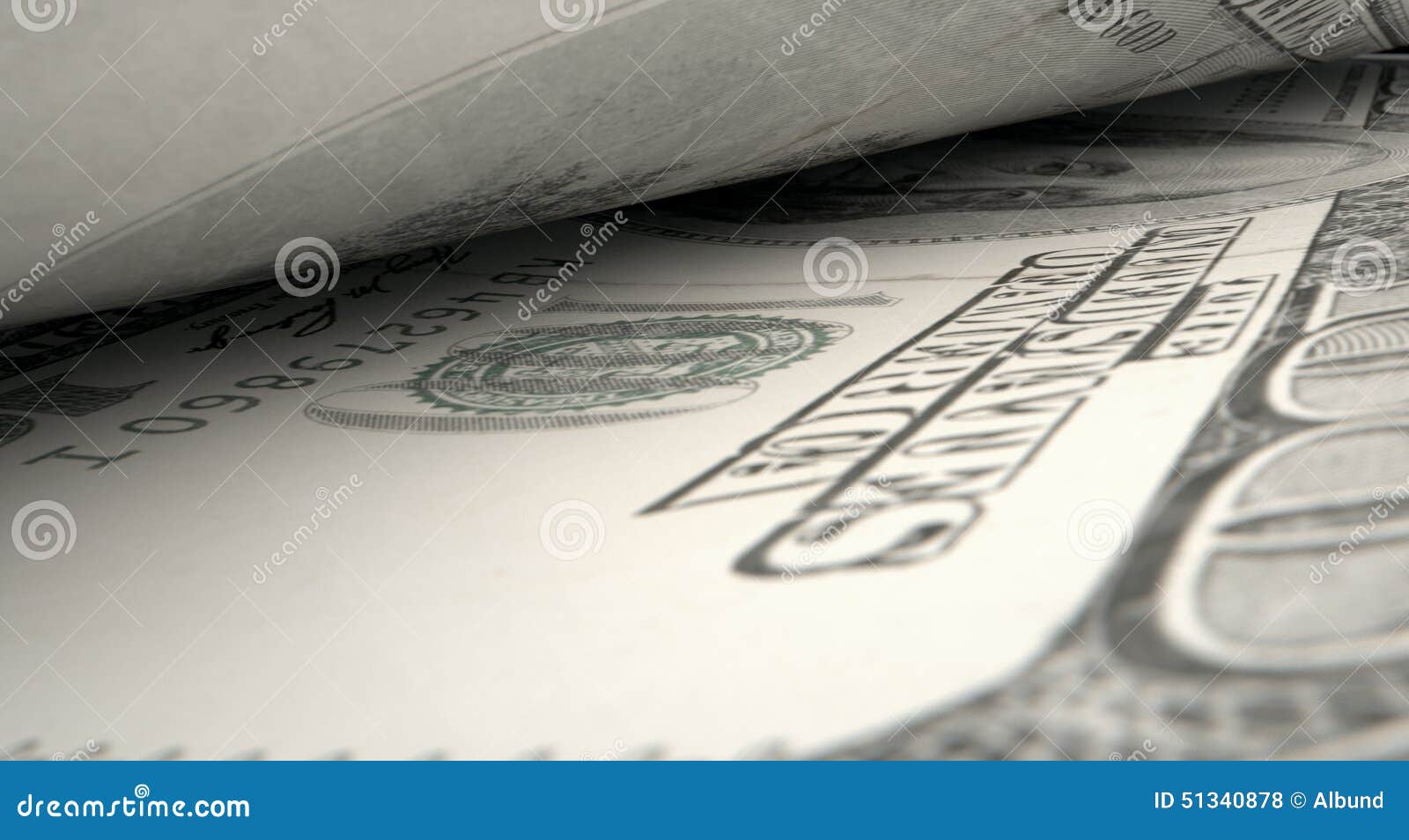 Separated Banknotes Close-up Detail Stock Photo - Image of bills ...
