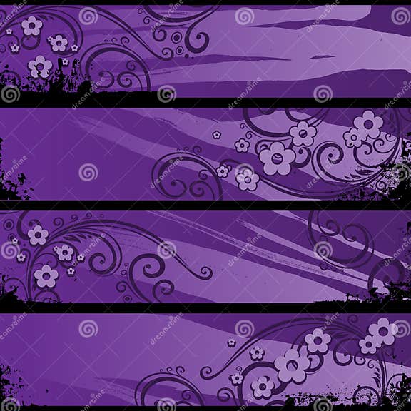 Separated banners stock vector. Illustration of dash - 14827506