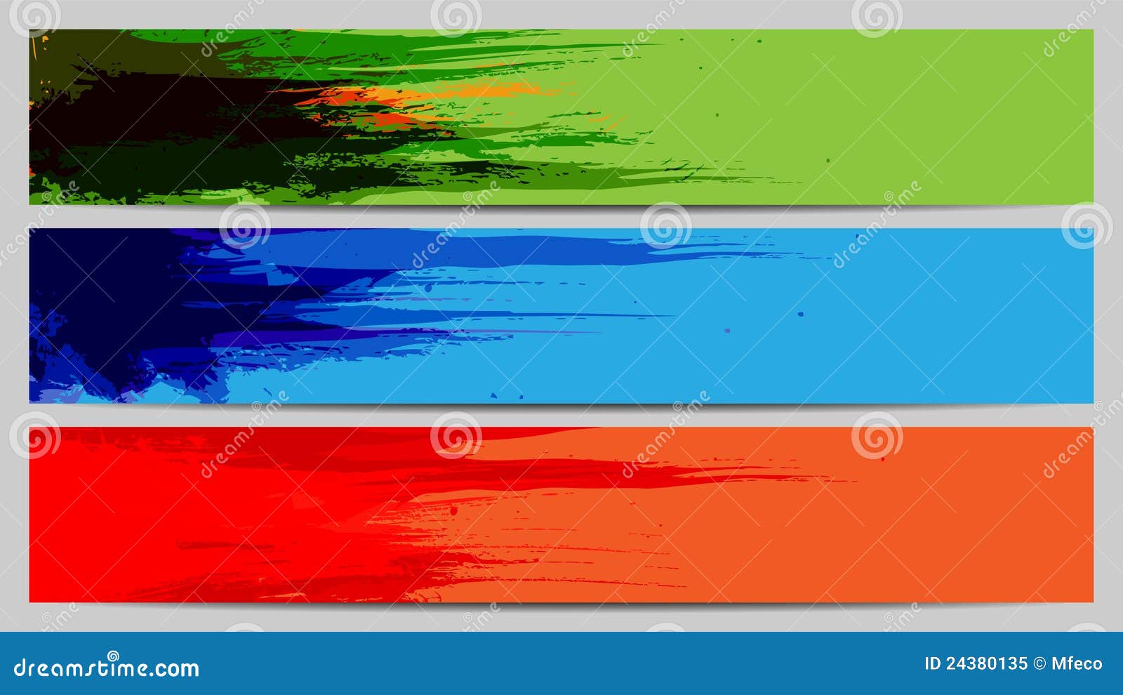 Separated banners stock vector. Illustration of banner - 24380135