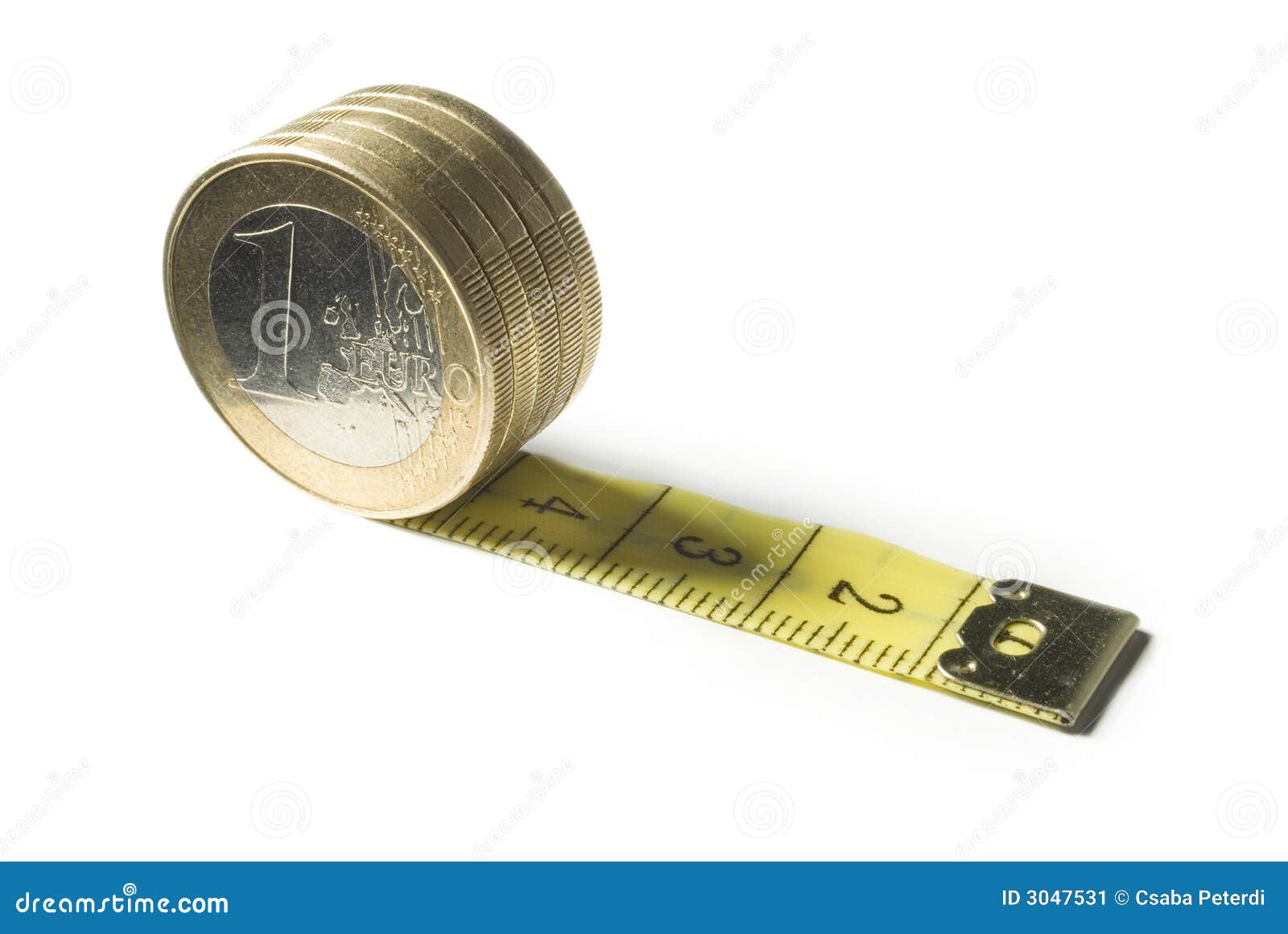 Separated Euro Coin and Tape Stock Image - Image of numeral, account ...