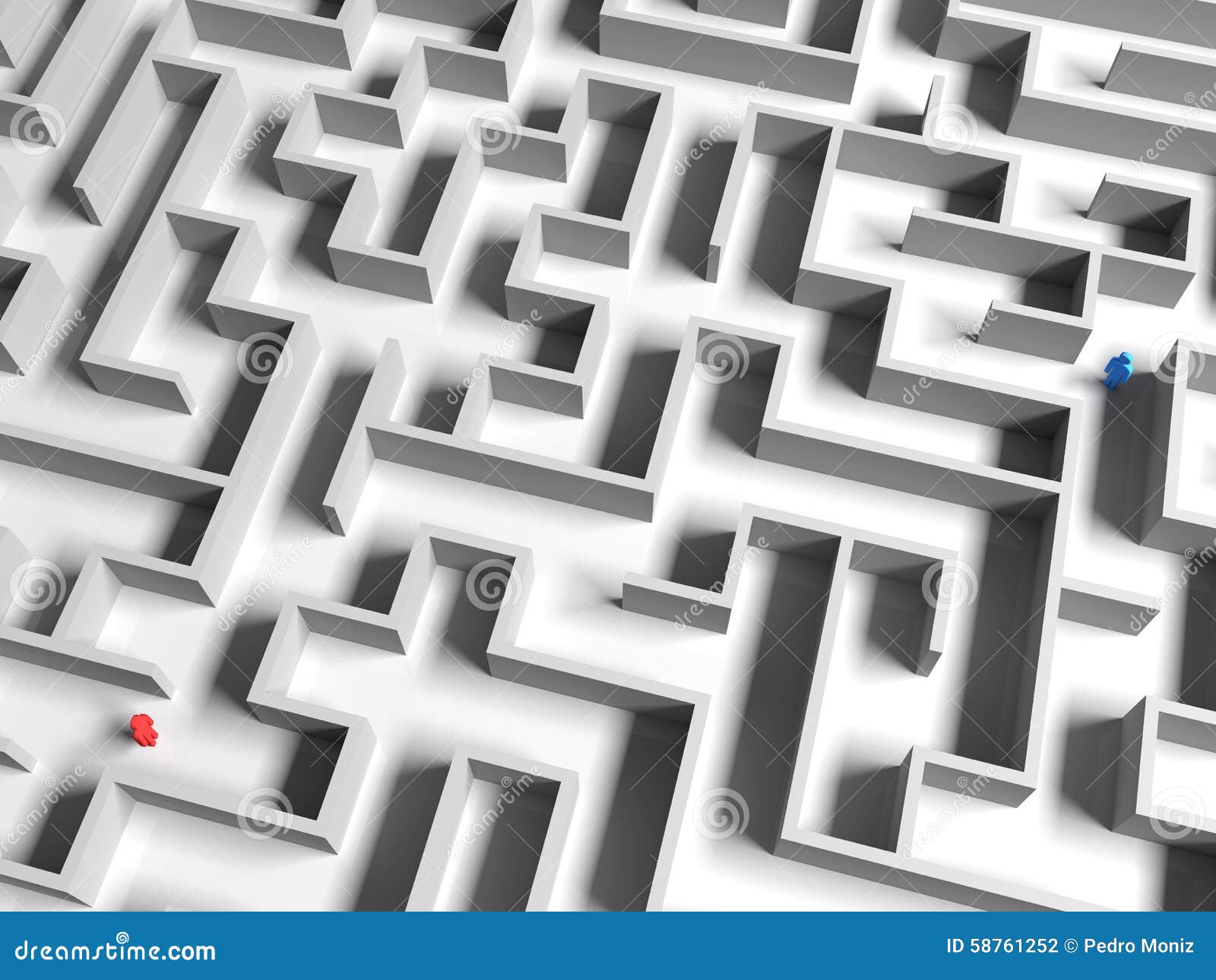 People Separated By Brick Wall Vector Illustration | CartoonDealer.com ...