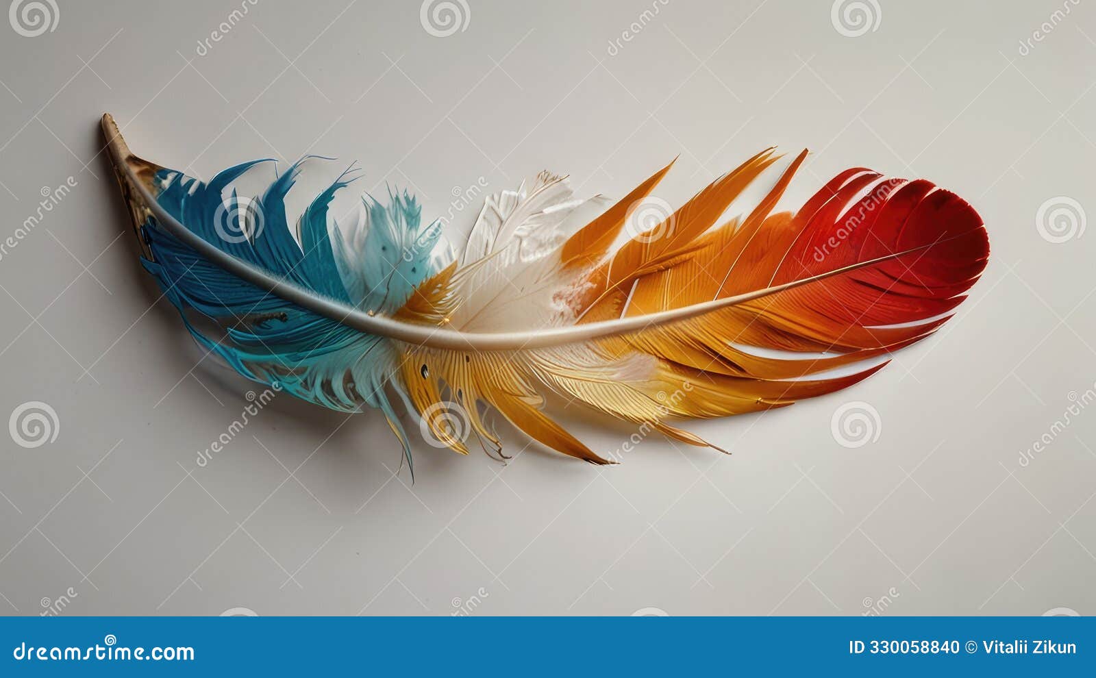 Magic Feather: Myth and Reality Stock Illustration - Illustration of ...