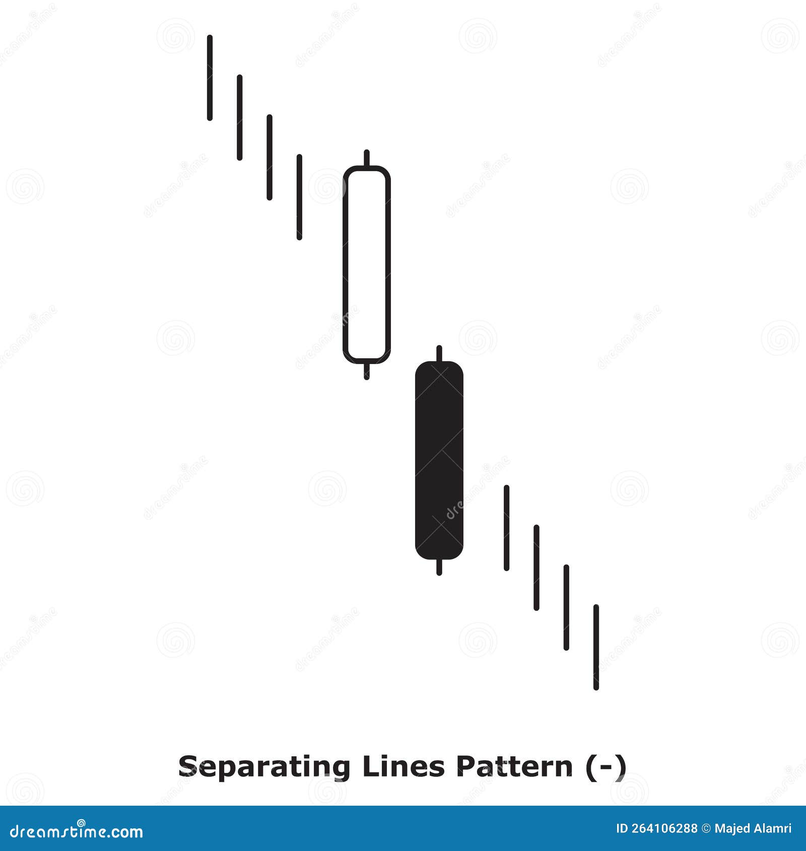 Separating Lines Pattern (-) White & Black - Round Stock Vector ...