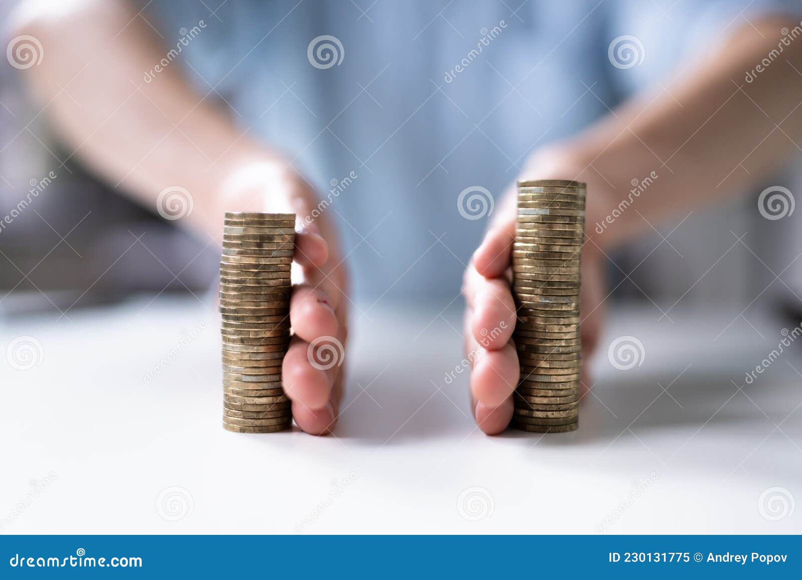 Separating Money Stack in Divorce Stock Image - Image of money, growth ...