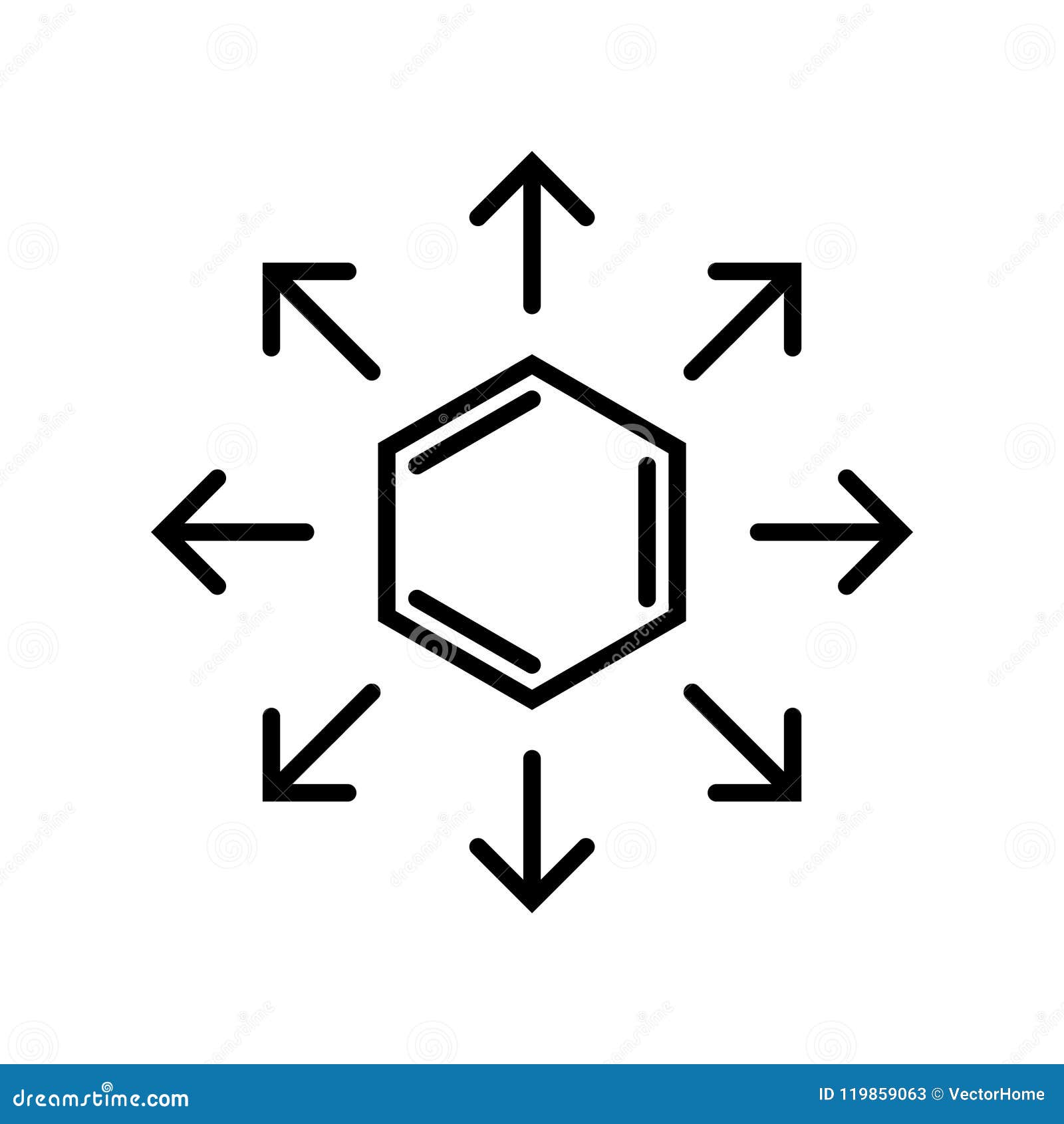 Separation Process Icon Vector Illustration, Stock Vector ...