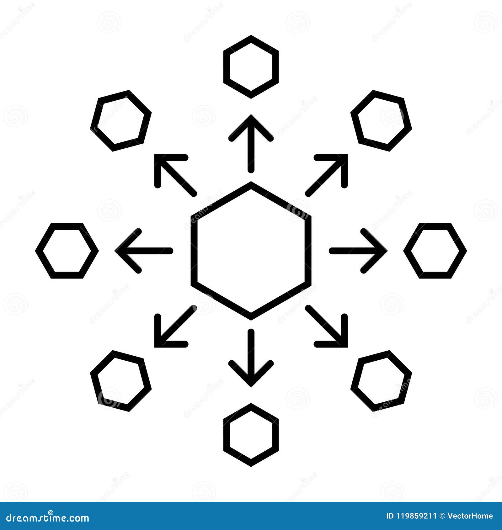 Separation Process Icon Vector Illustration, Stock Vector ...