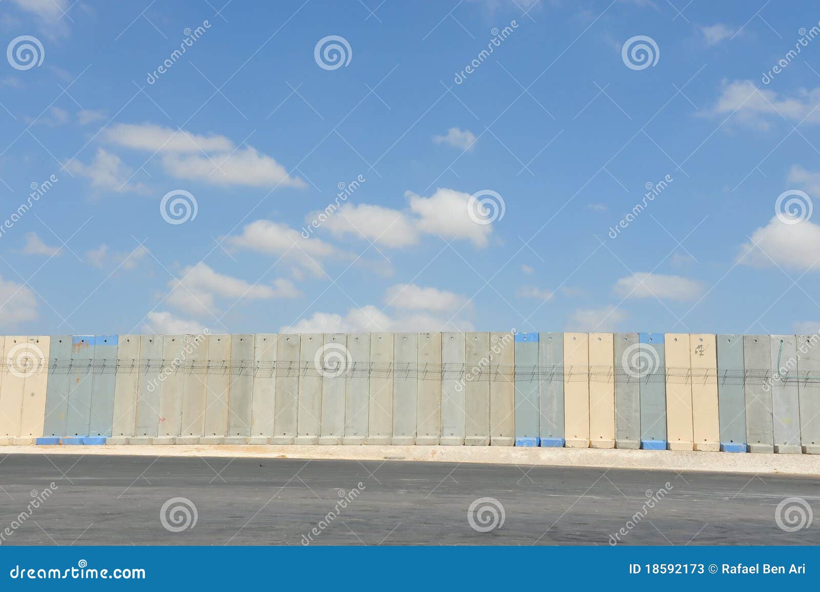 Separation Wall Gaza Israel Stock Image - Image of occupation, fence ...