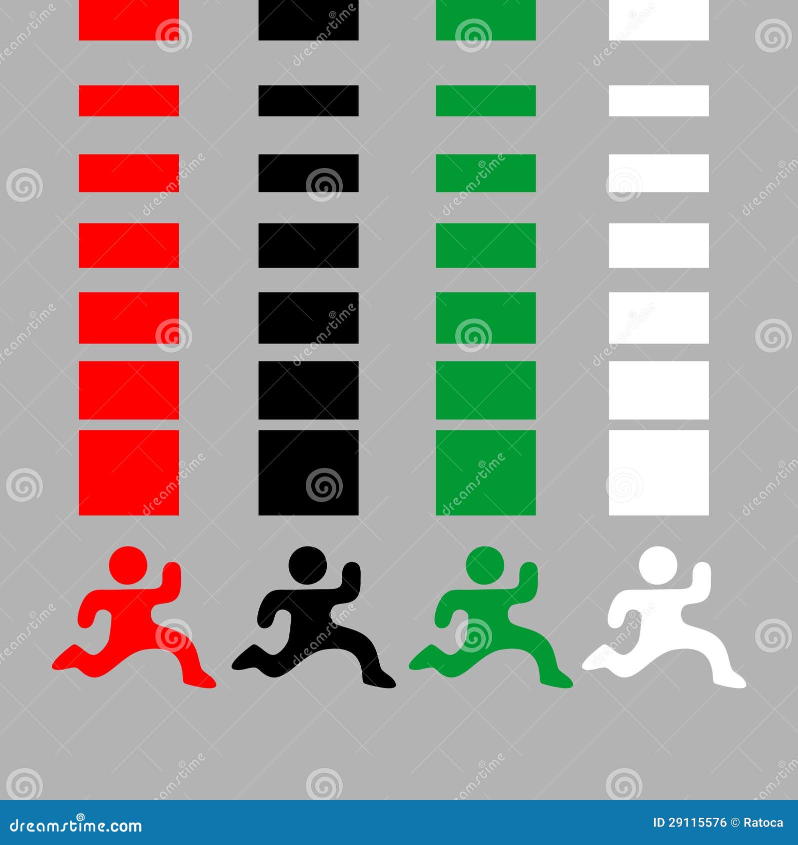 Separators color stock vector. Illustration of information - 29115576