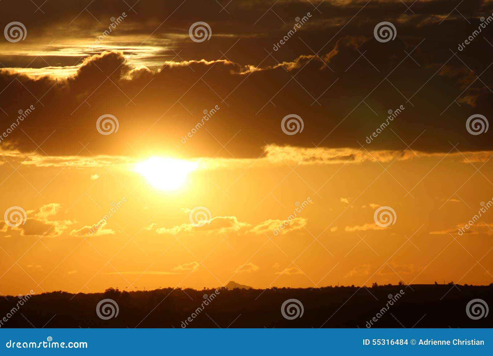 Sepia Sunset stock photo. Image of rain, clouds, cumulus - 55316484
