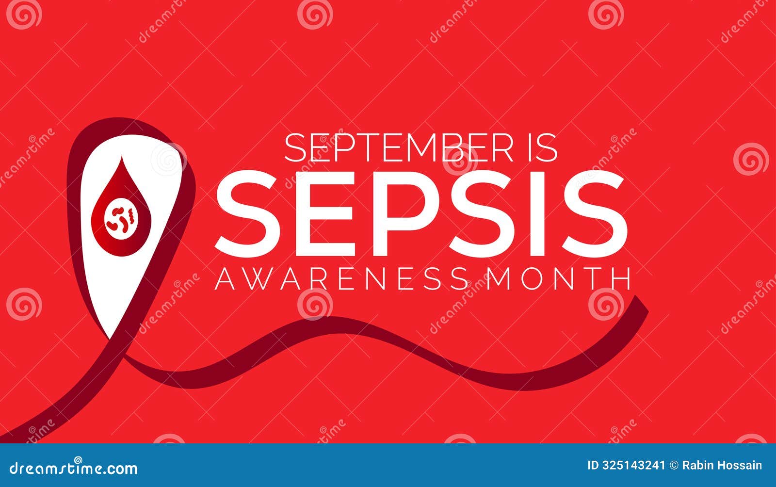 Sepsis Awareness Month Is Observed Every Year On September. Cartoon ...