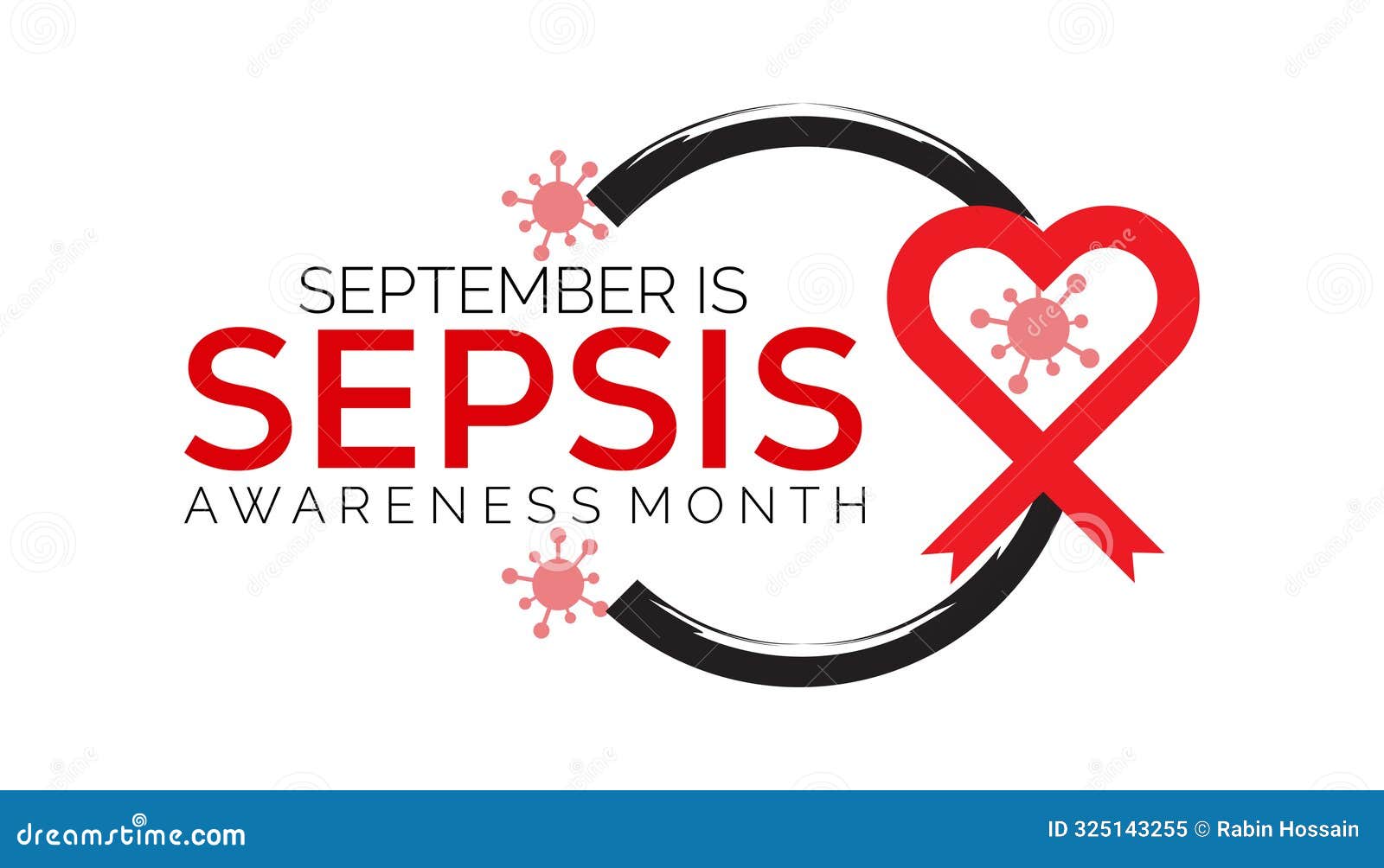 Sepsis Awareness Month Is Observed Every Year On September. Cartoon ...